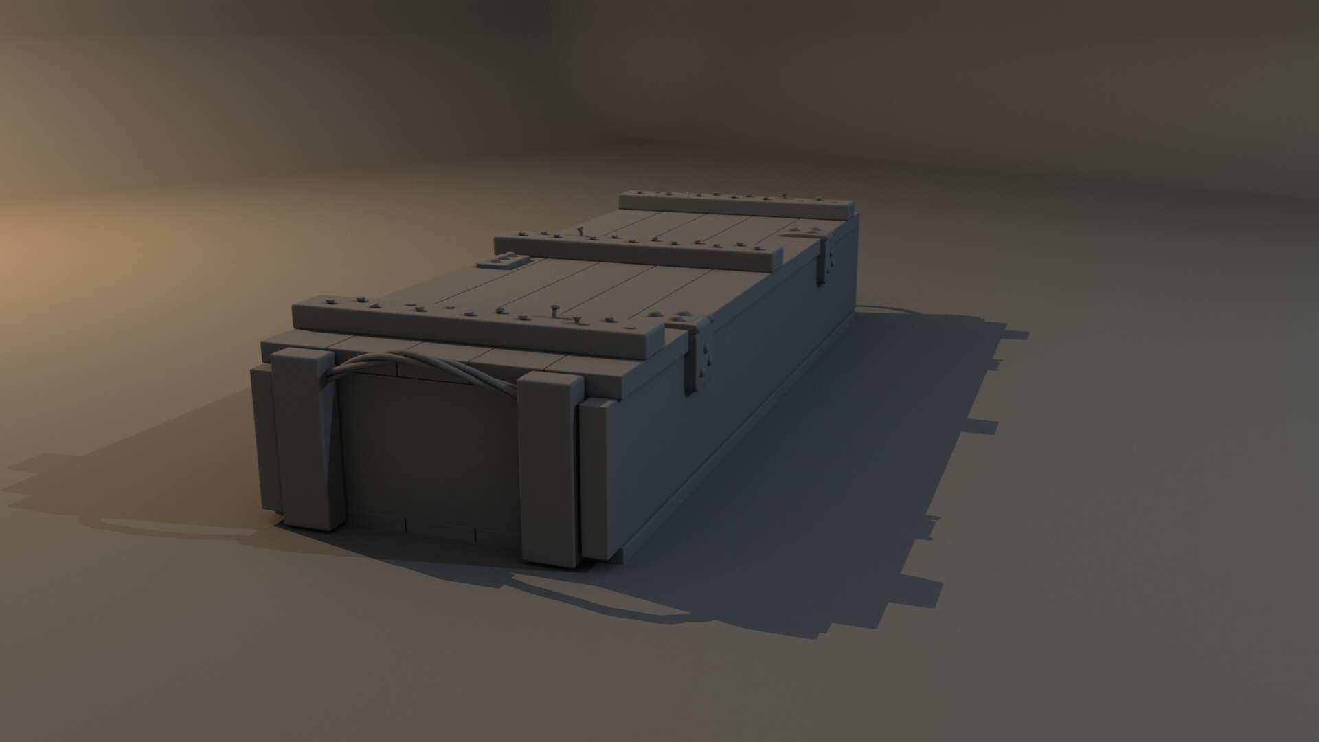 ArtStation - Ammunition Crate Model