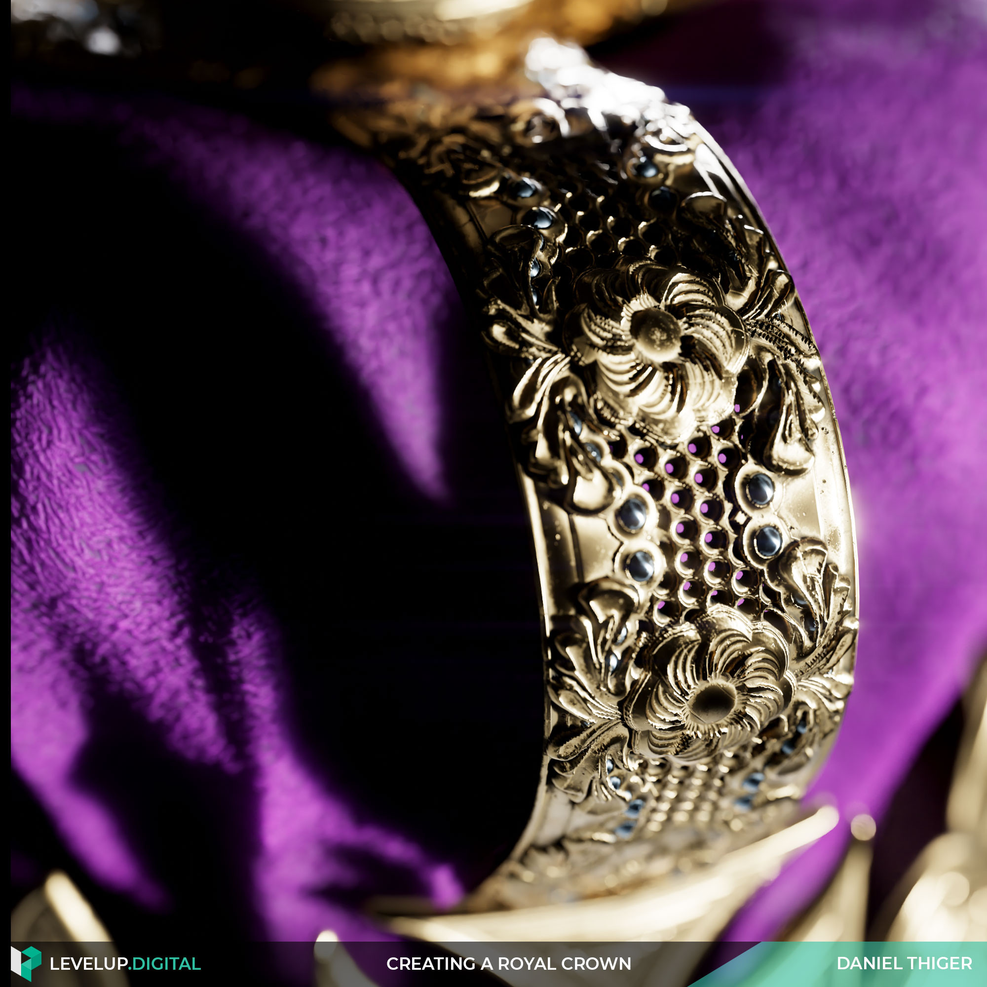 Daniel Thiger - Creating a Royal Crown in Substance Designer