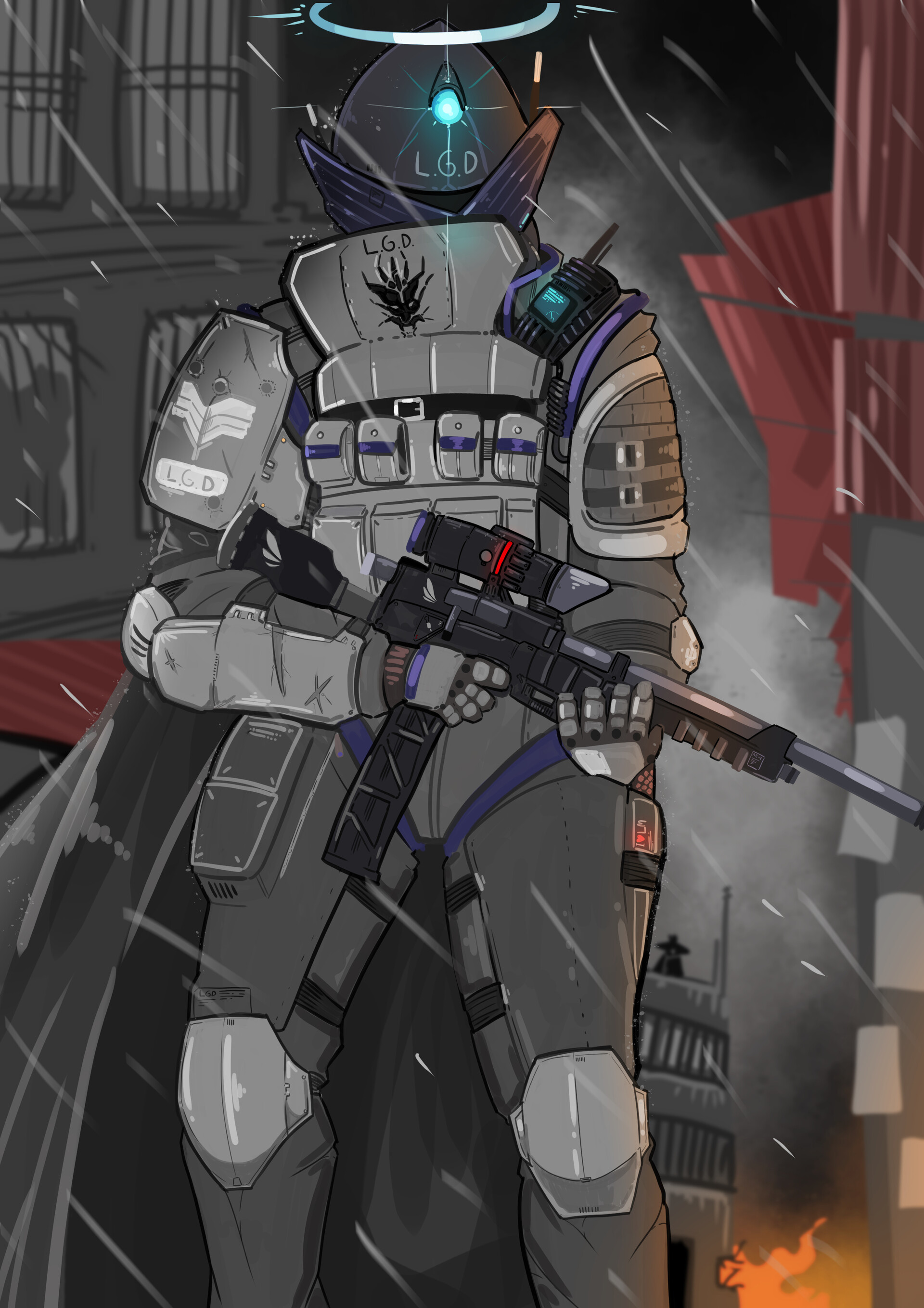 ArtStation - L.G.D [Sankta rifle knight]