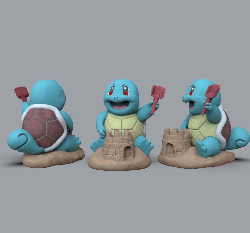 ArtStation - Pokemon squirtle