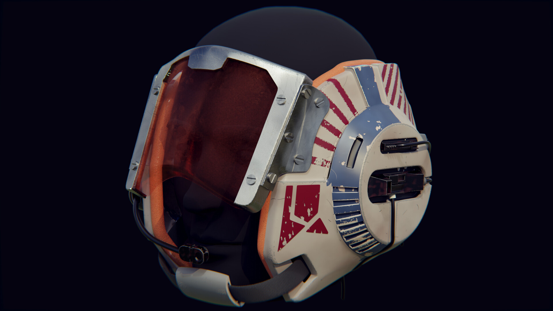 ArtStation - B-Wing Helmet from Star Wars