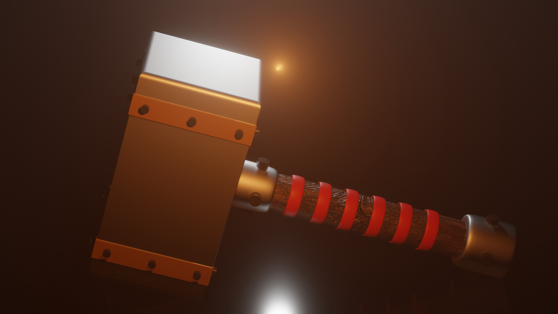 Ghost_910705 - Steel Hammer Made in Blender 2.83