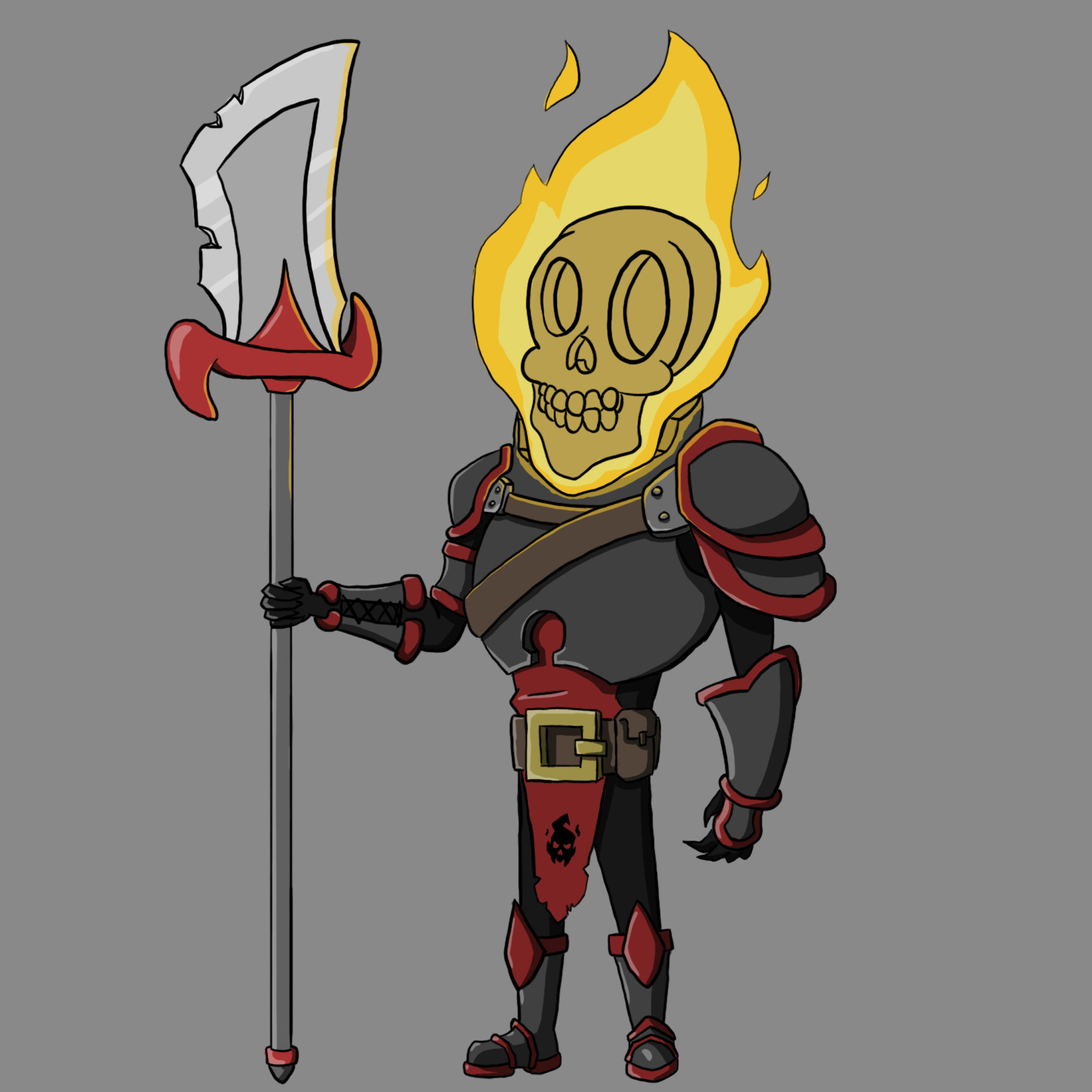 ArtStation - Burnt skull guards