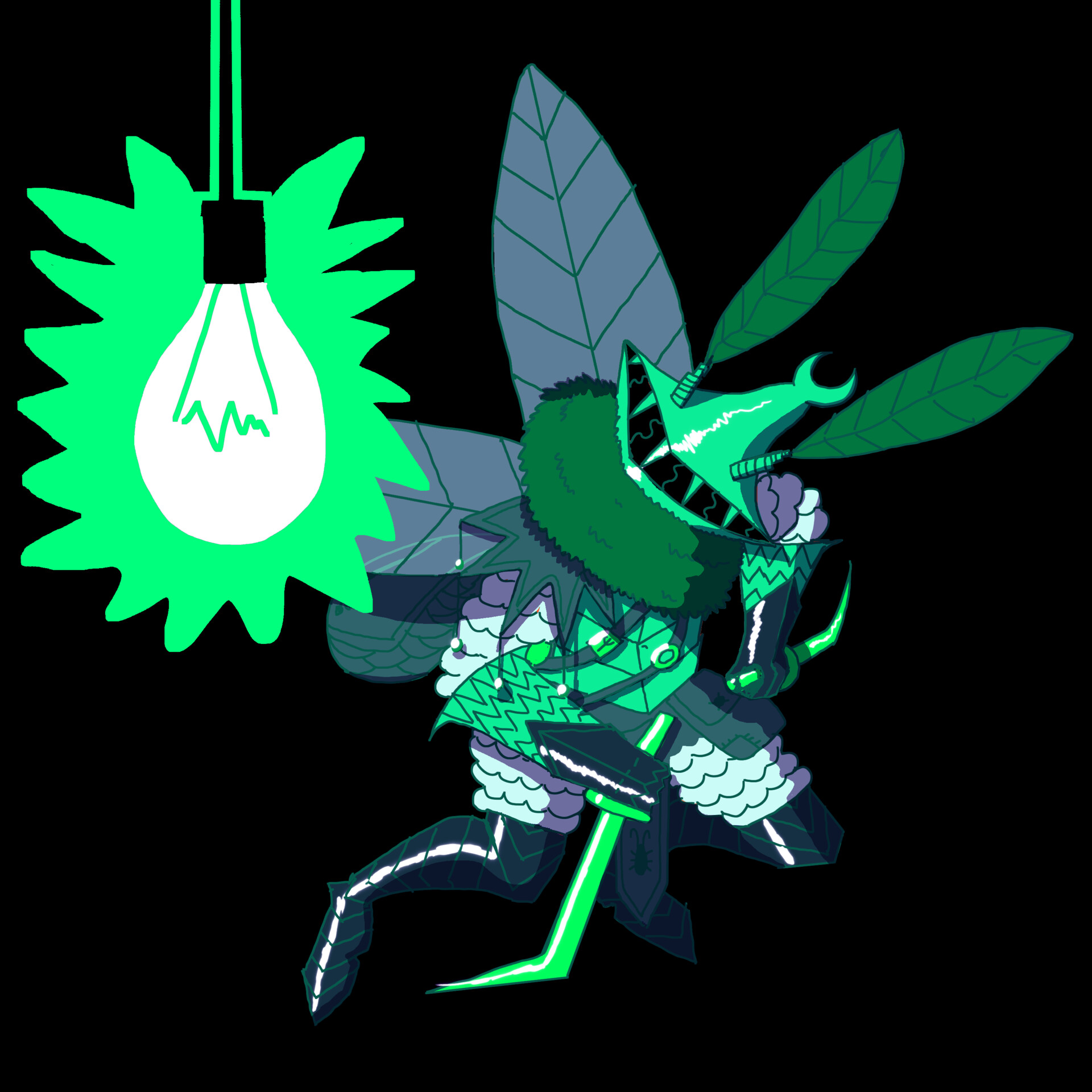 ArtStation - Knightober Day 3: Insect Knight