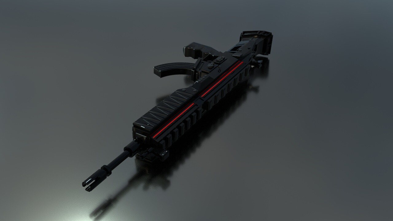 ArtStation - 3d gun MODELLİNG