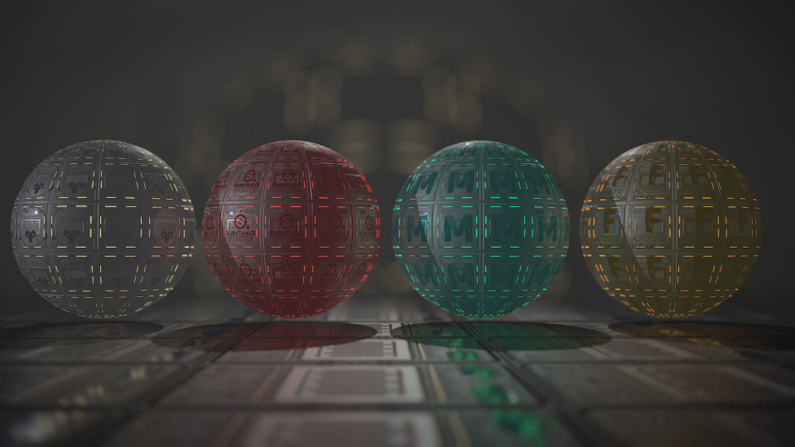 Massimo Vassalli - Hard Surface Ground - fusion 360 baking