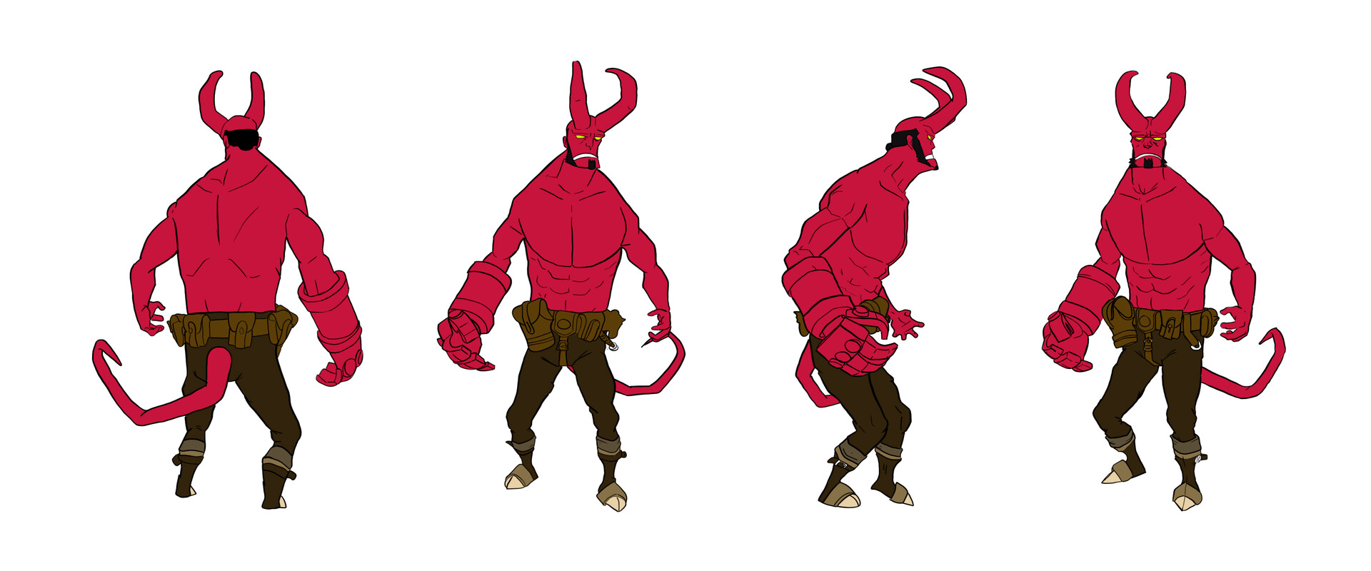 ArtStation - HELL BOY TURN AROUND