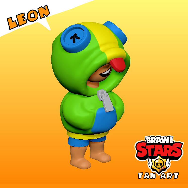 ArtStation - brawl stars - leon