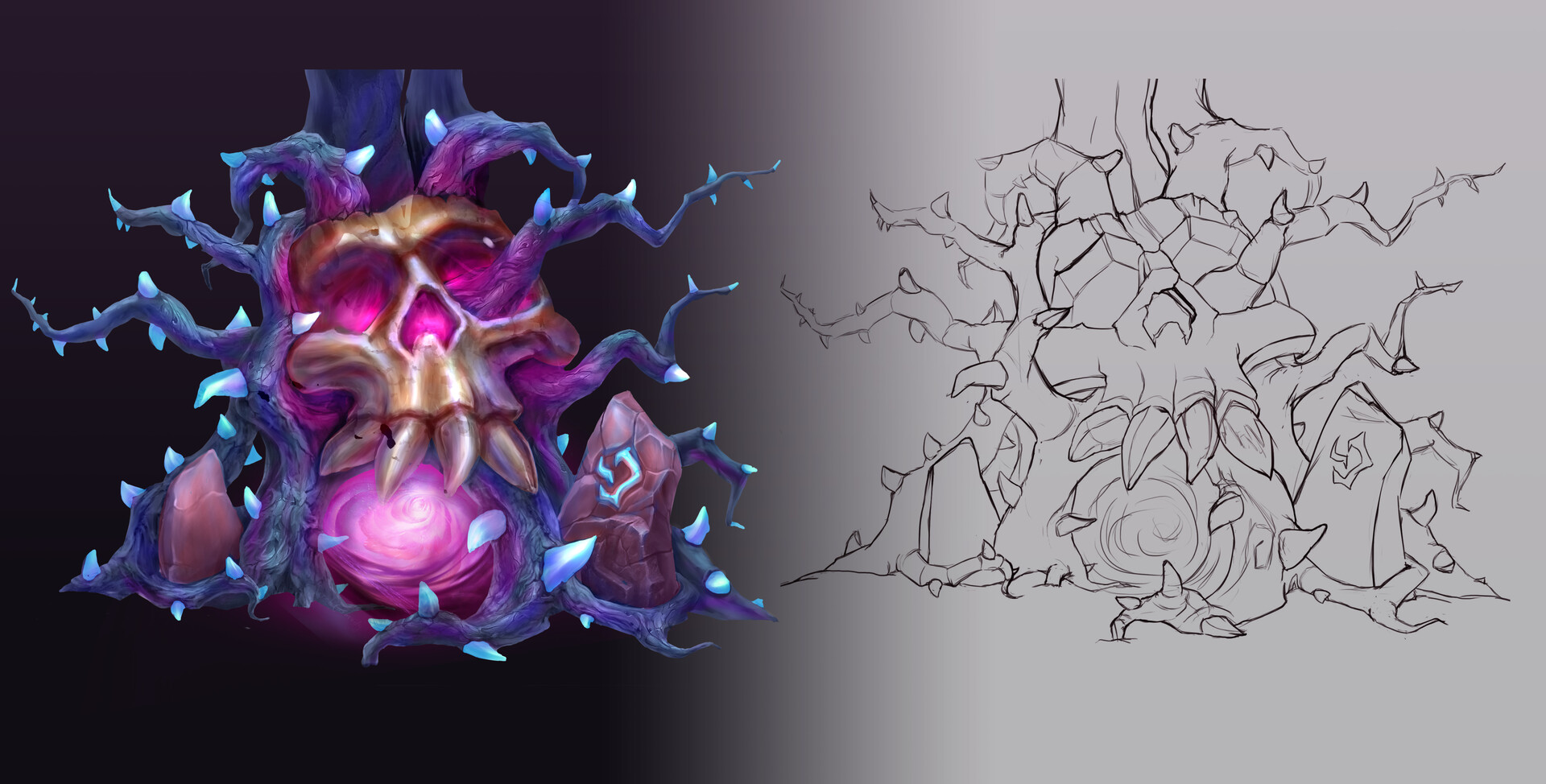 ArtStation - Skull concept