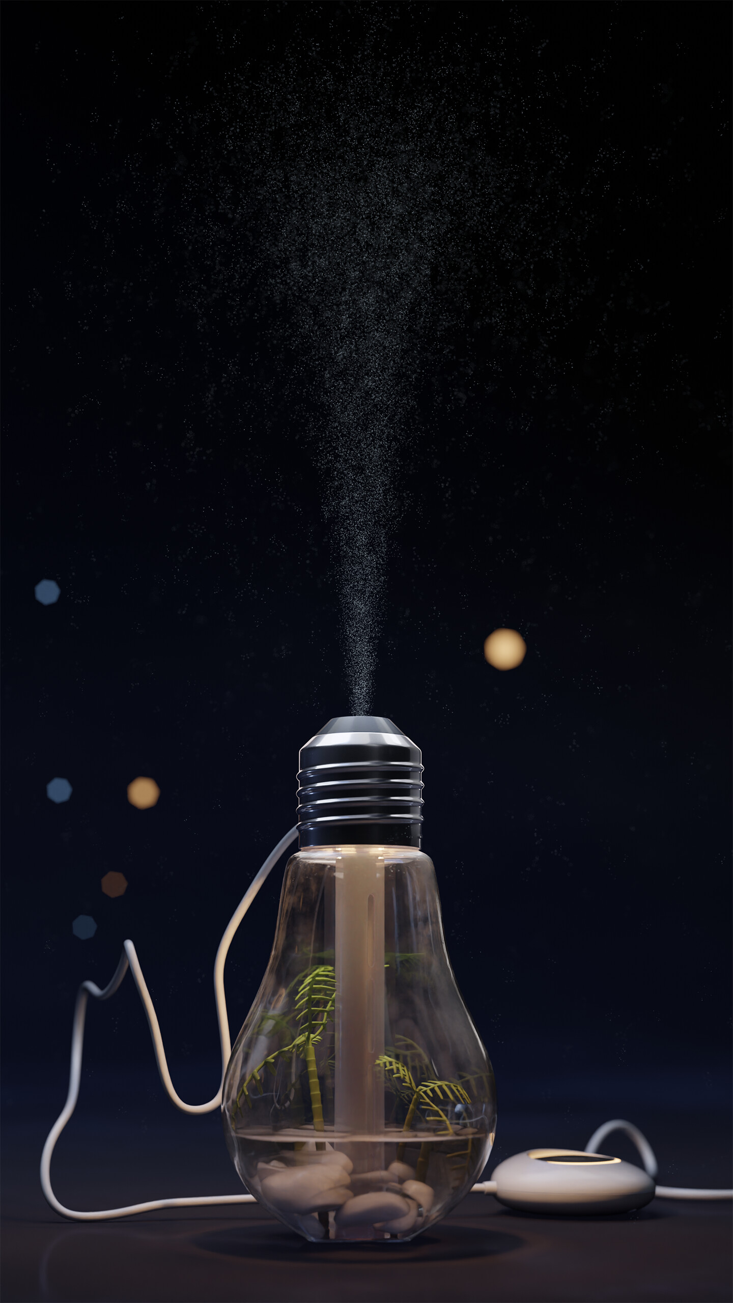 ArtStation - Humidifier: High Poly & Wireframe