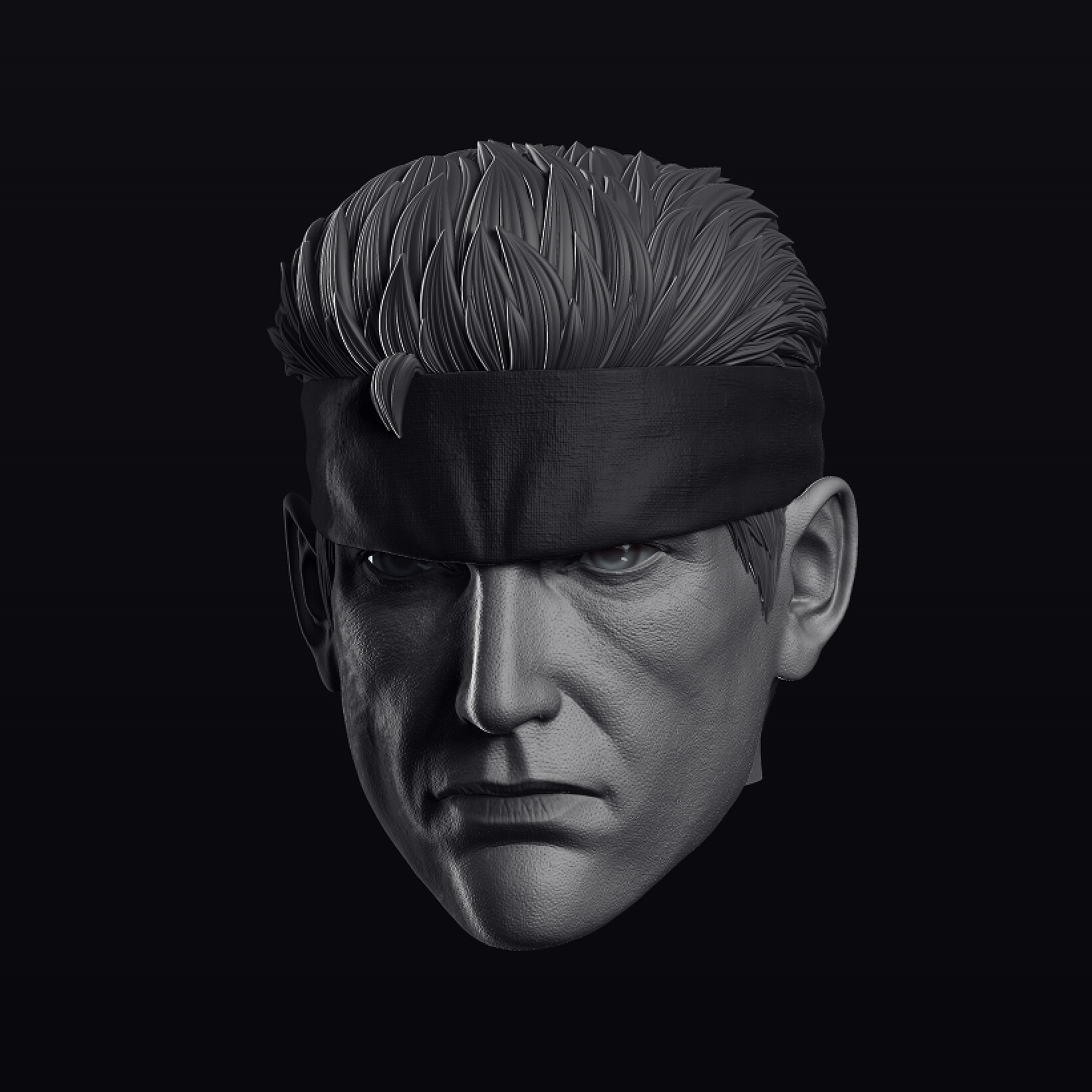 ArtStation - MGS1 Snake [Updated]
