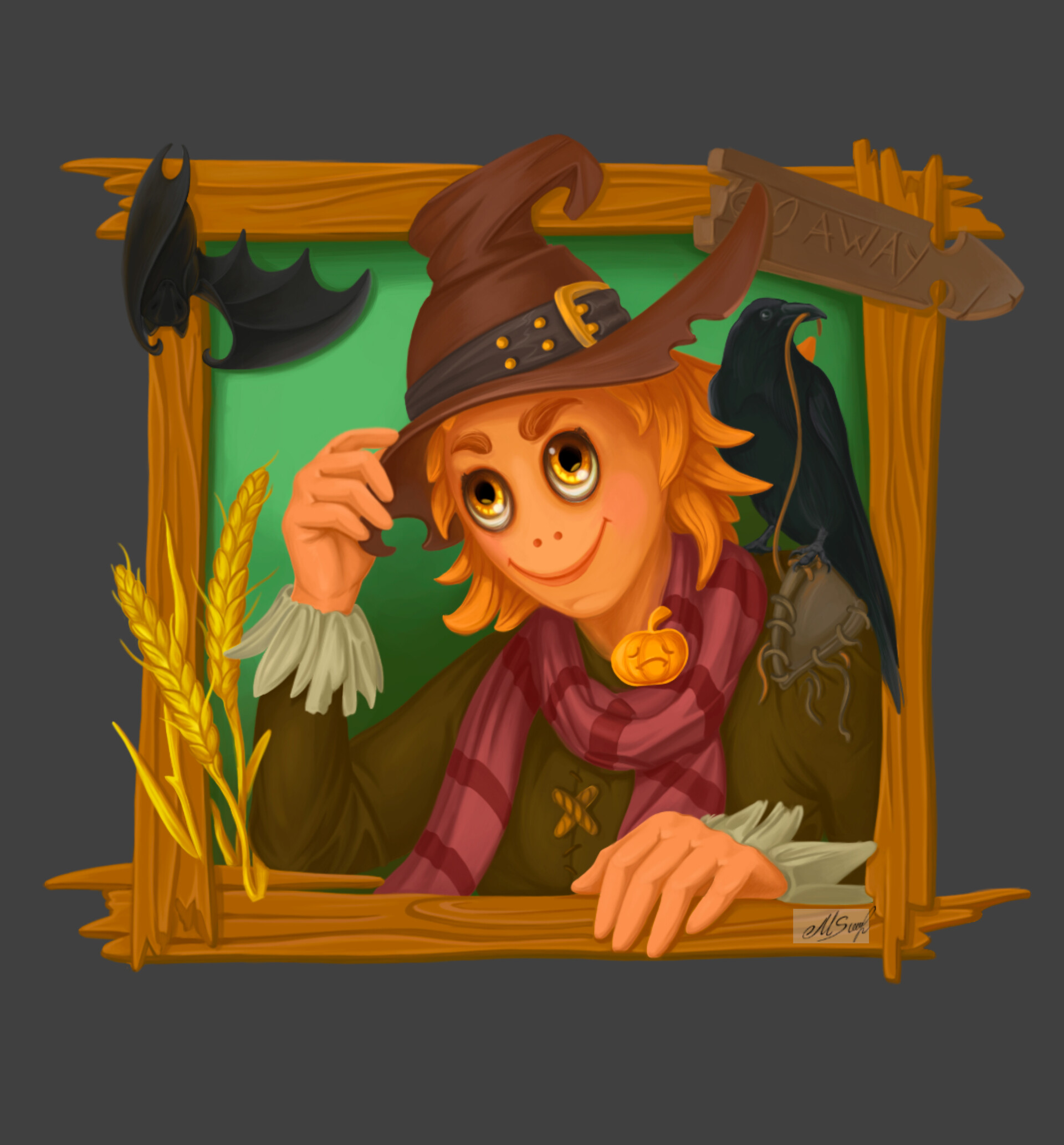 ArtStation - Scarecrow. 2020.