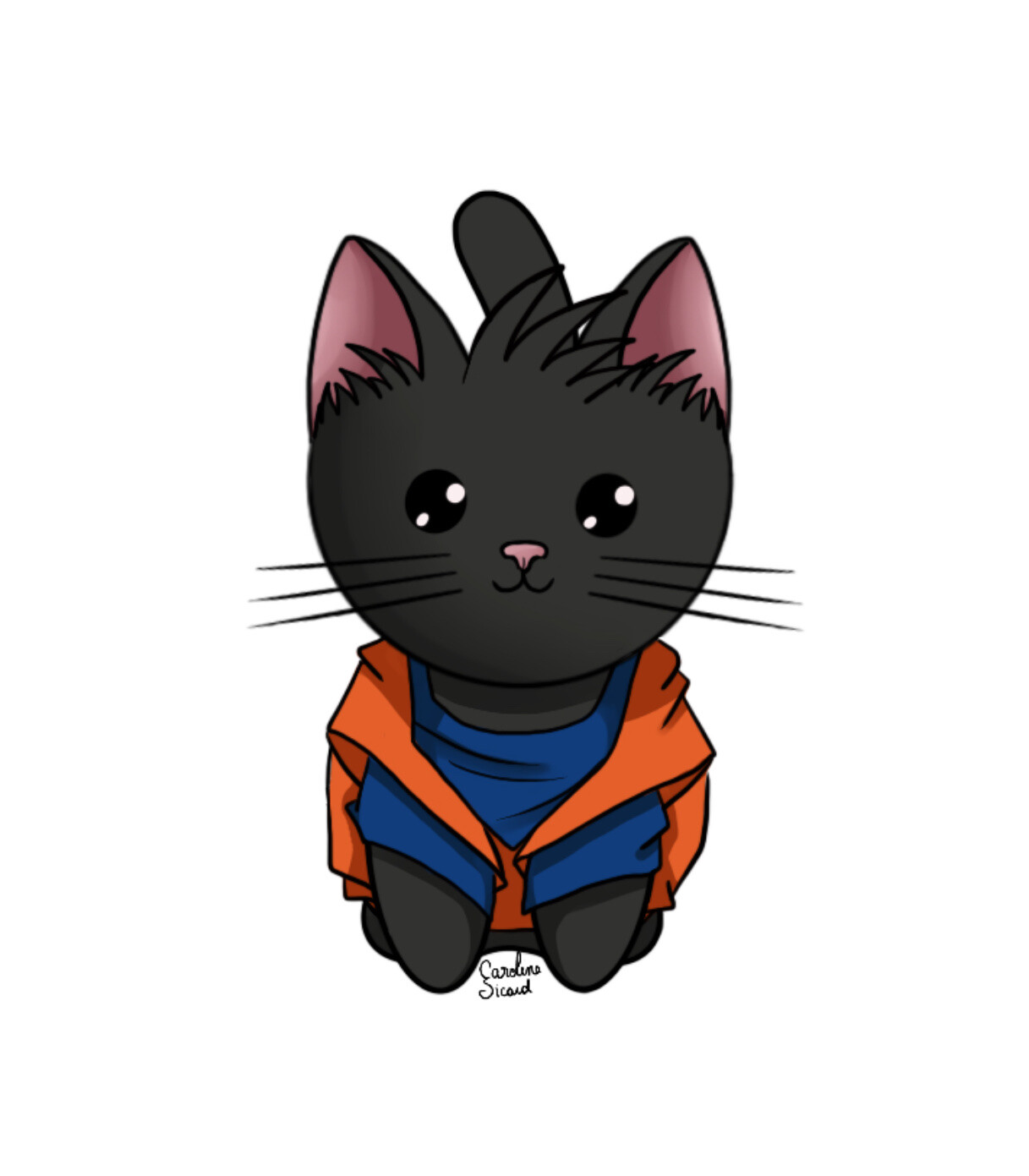 ArtStation - Son Goku Cat