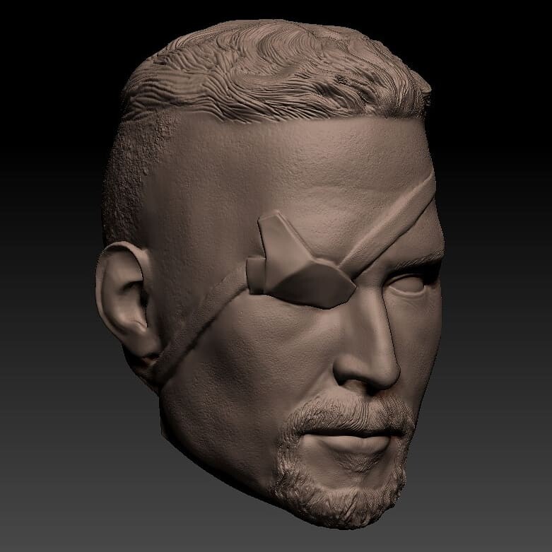 ArtStation - Deathstroke Head Sculpt
