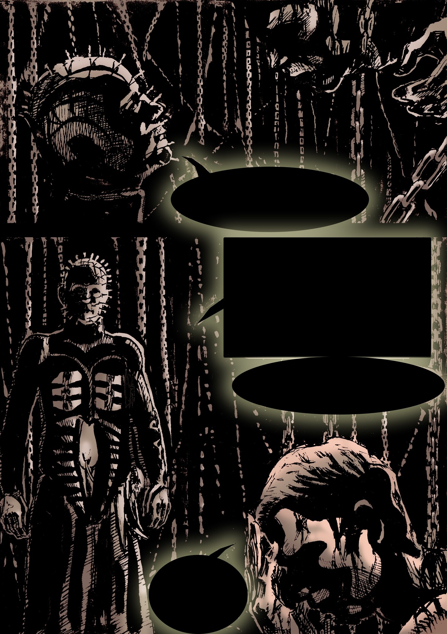 ArtStation - Hellraiser fan arwork comic book page