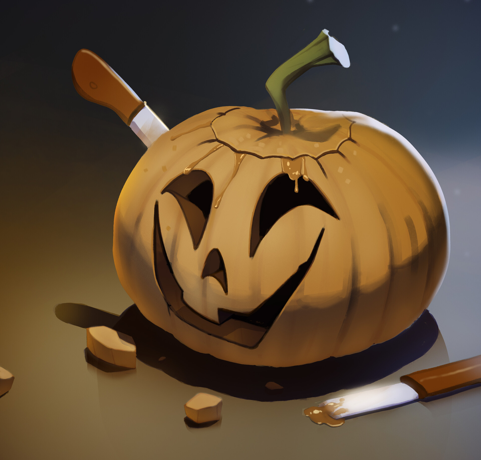 ArtStation - Drawtober "Carving"