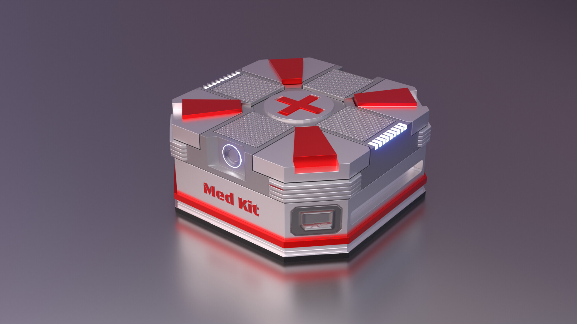 ArtStation - Sci-Fi Med kit - 3D Game Model