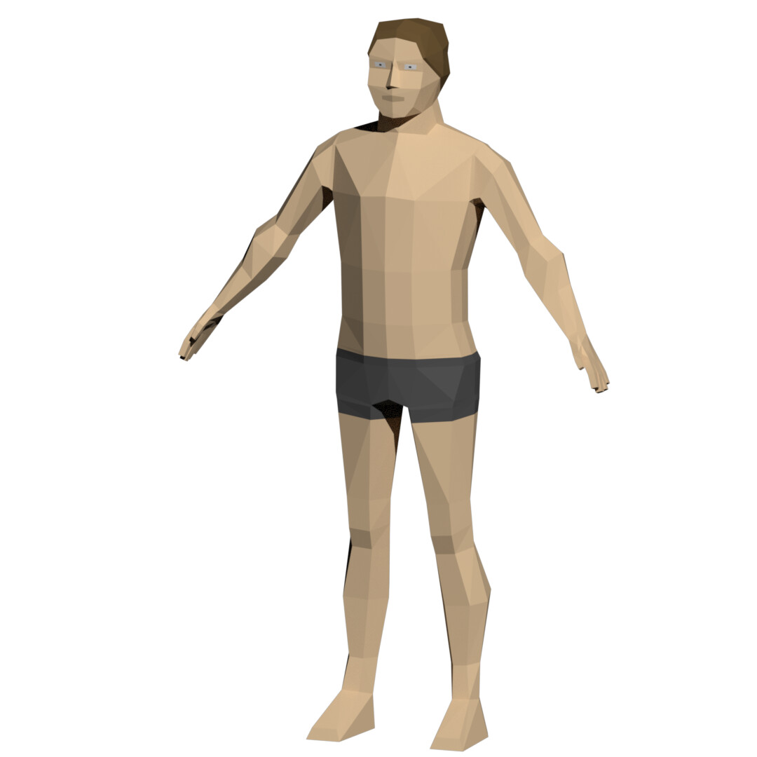 Vlad - Low poly human character.