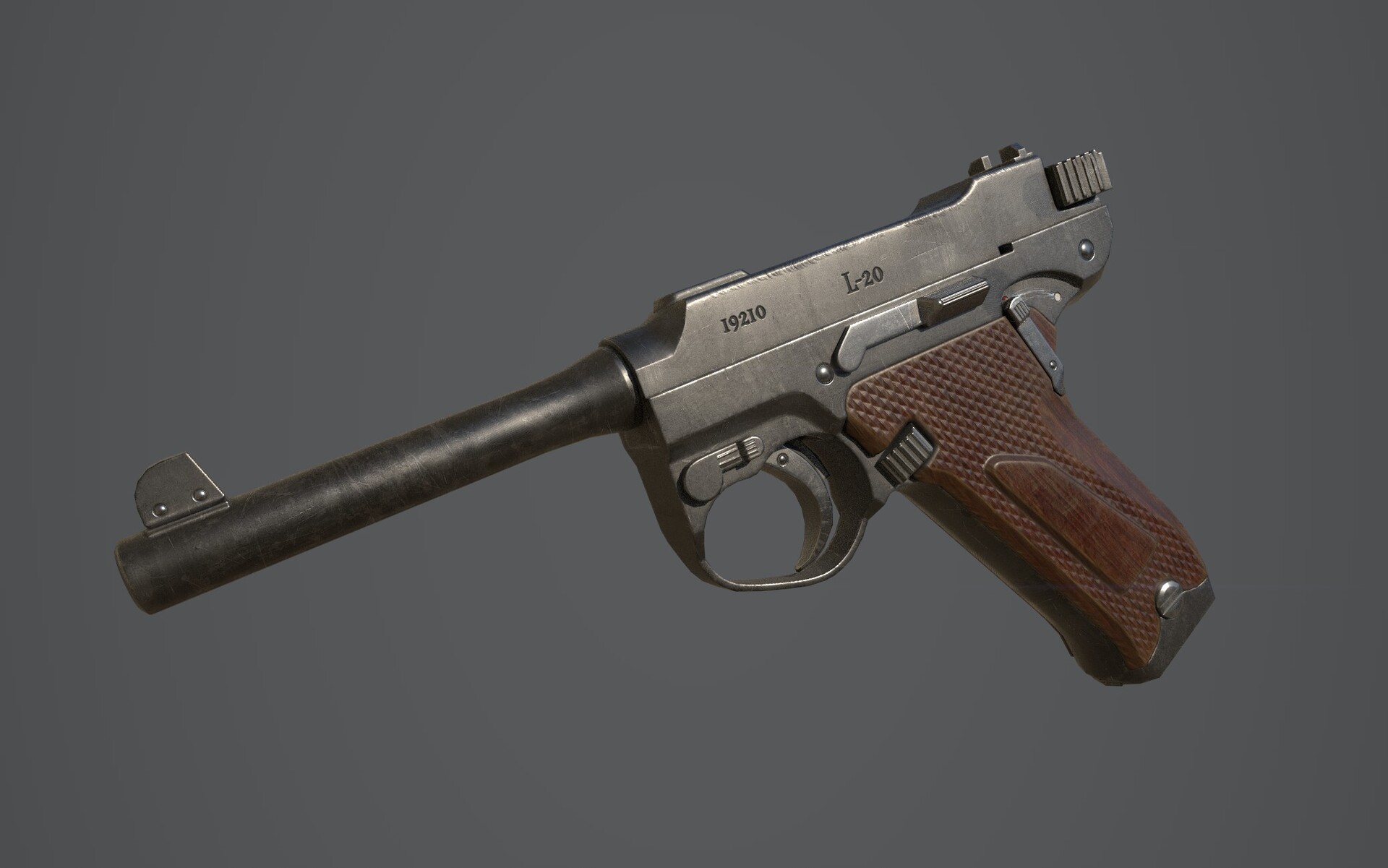 ArtStation - L-20 Pistol