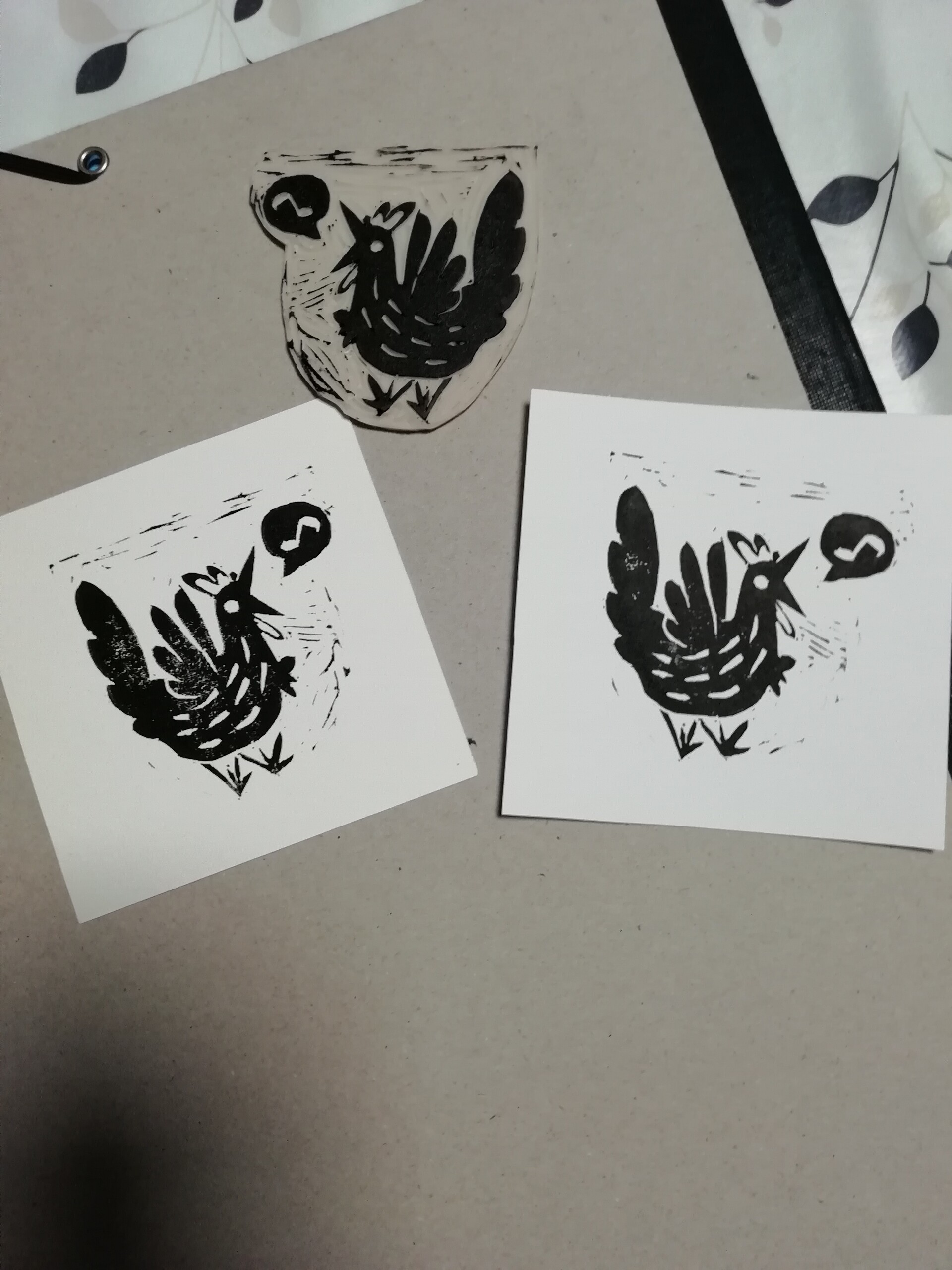 Romane Govin - Linocuts 2019-2020