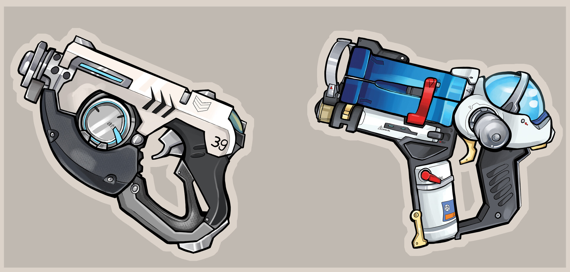 ArtStation - Overwatch Weapons