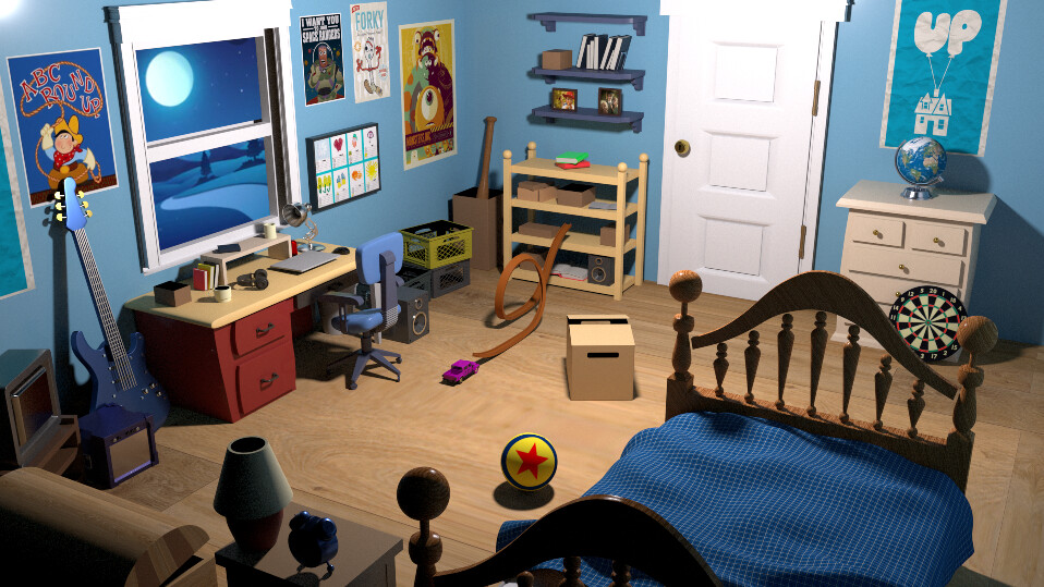 ArtStation - Andy's room - Fan Art