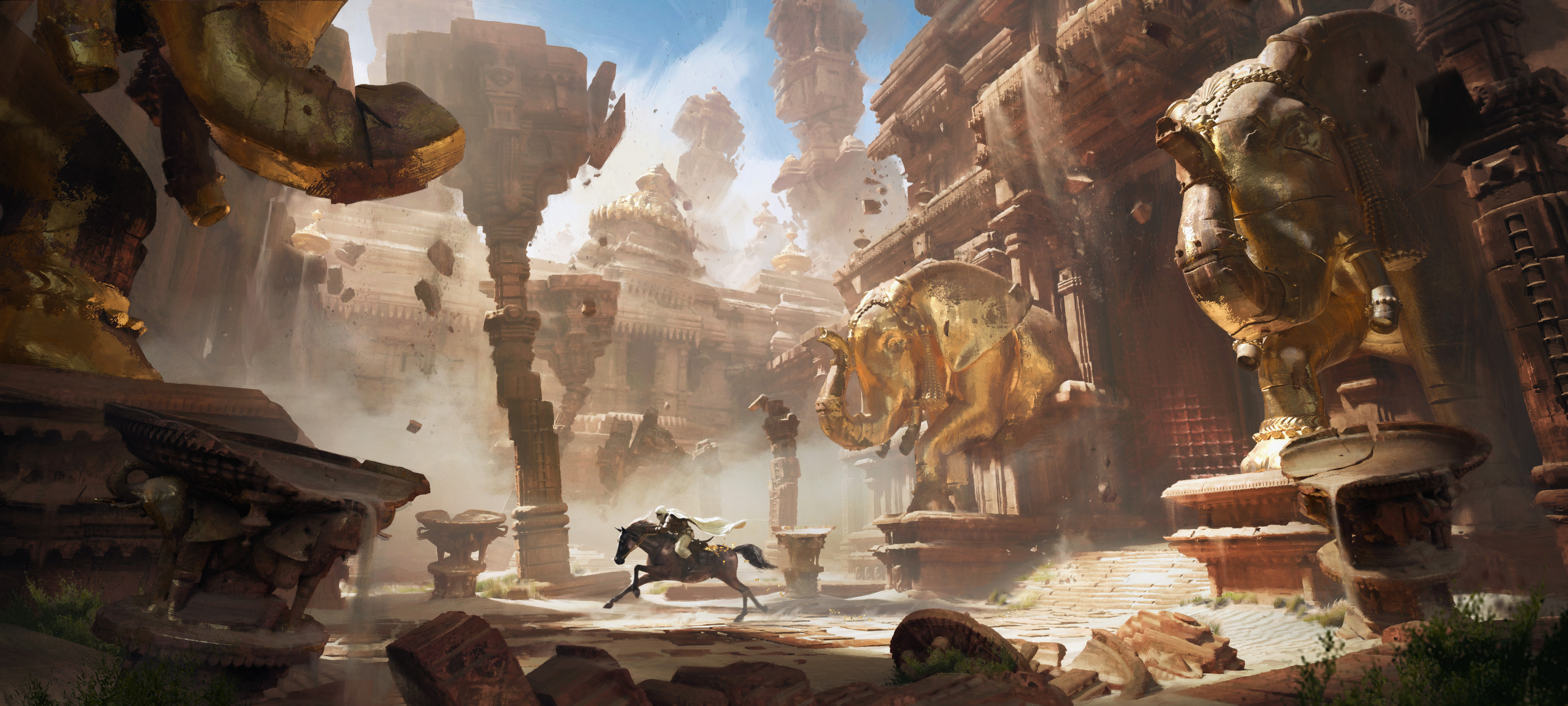 george-rushing-temple-of-the-golden-elephant-1.jpg (3840×1728)-花瓣网