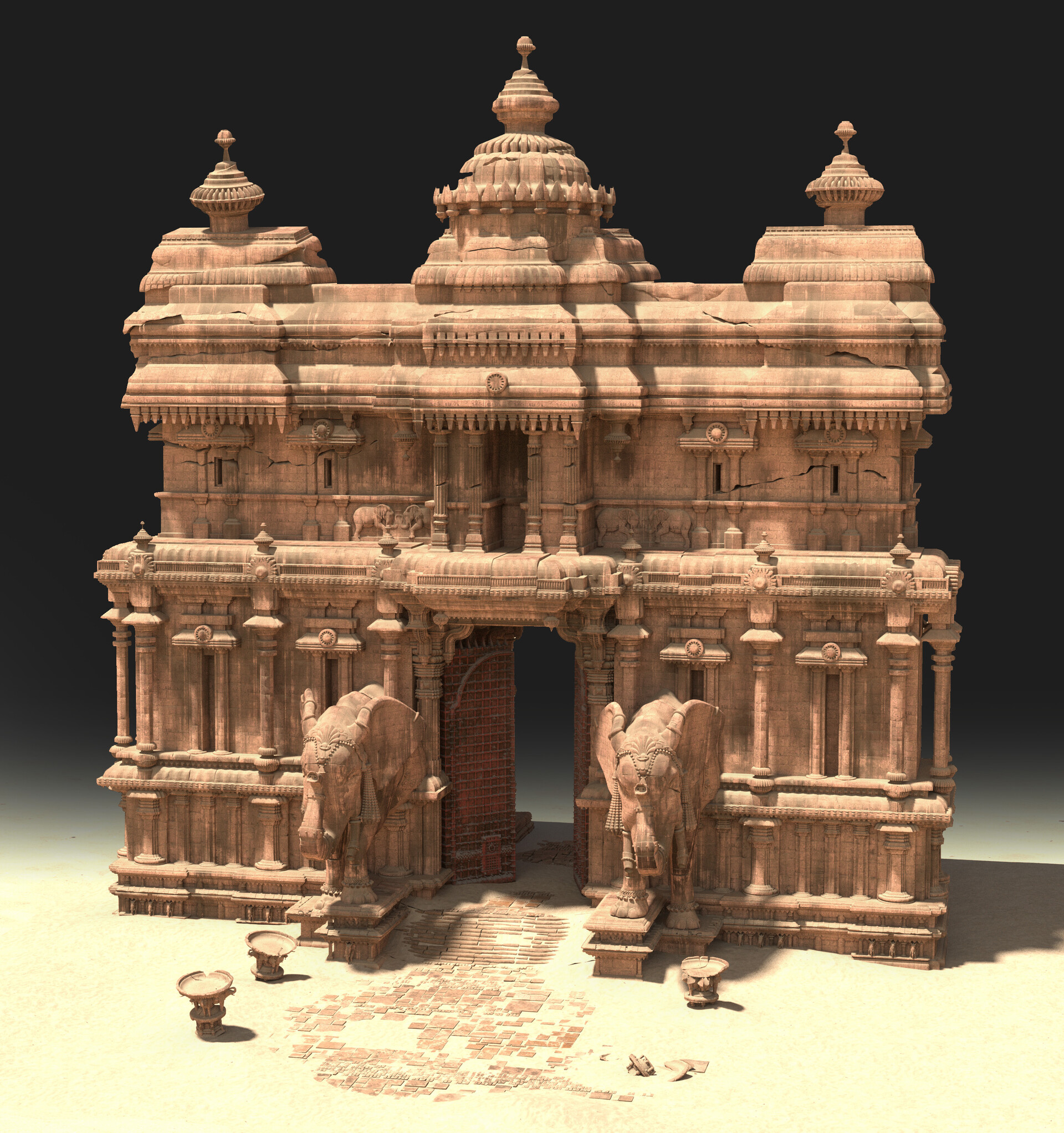 George Rushing - Temple of the Golden Elephant