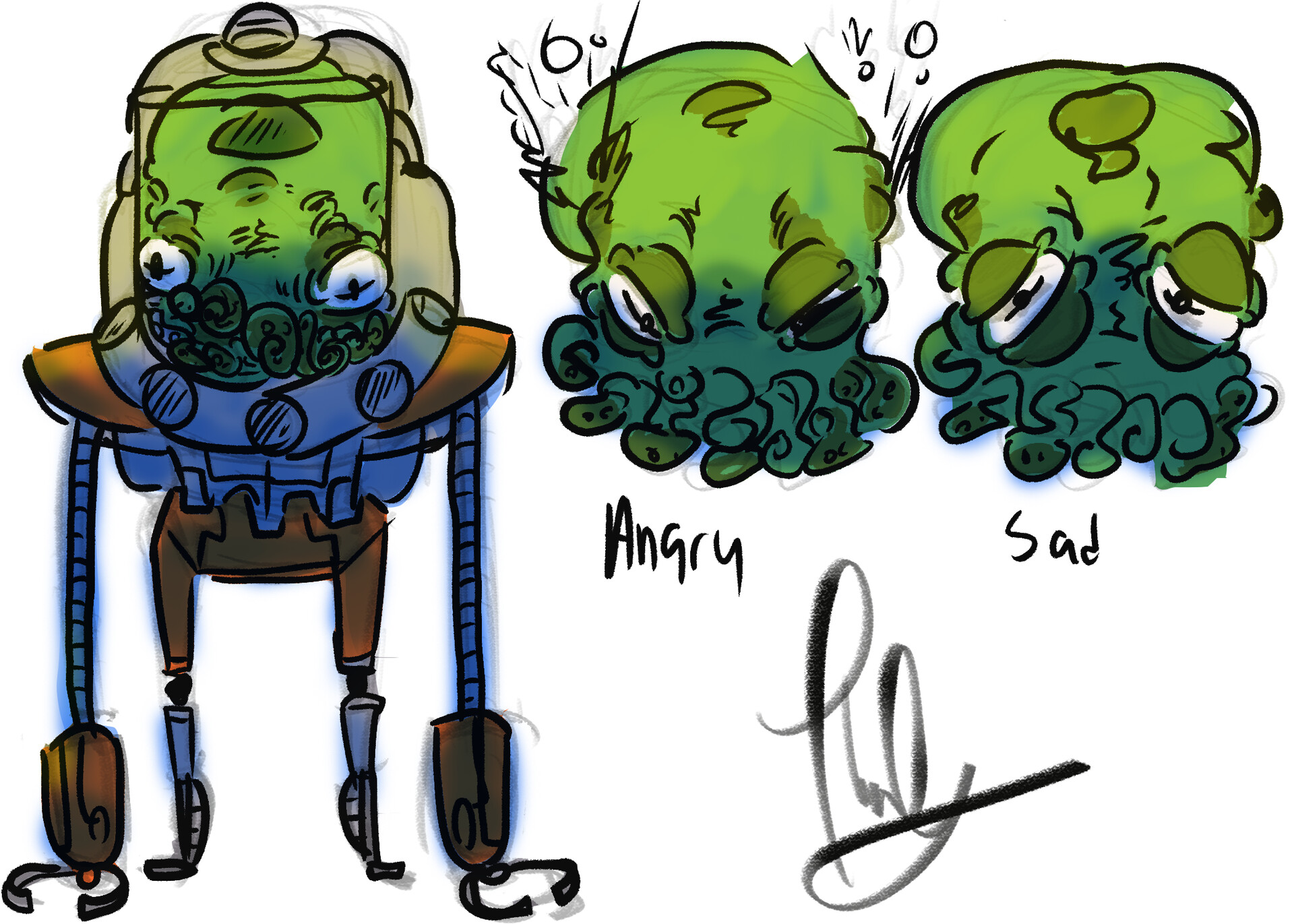 ArtStation - Cal-8 (Calamari scout)