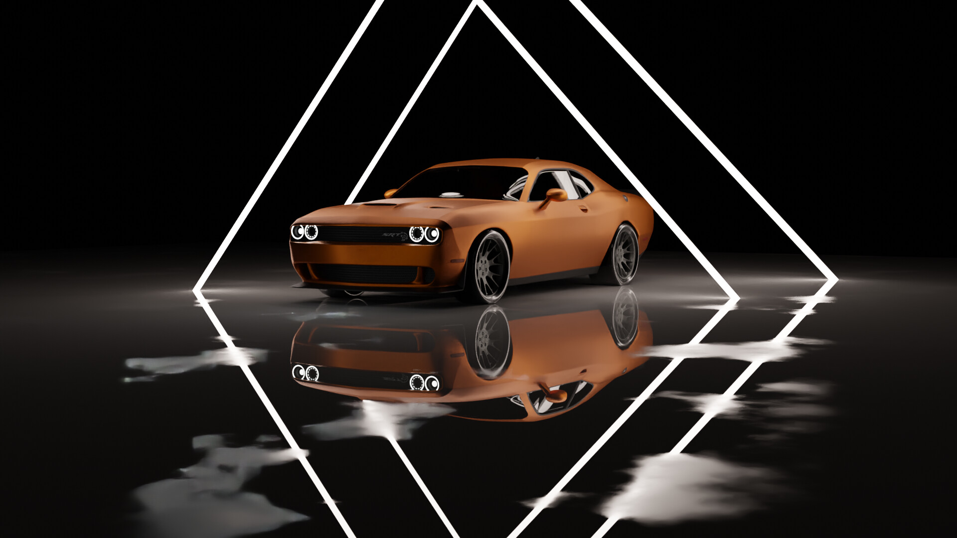 ArtStation - Dodge Hellcat