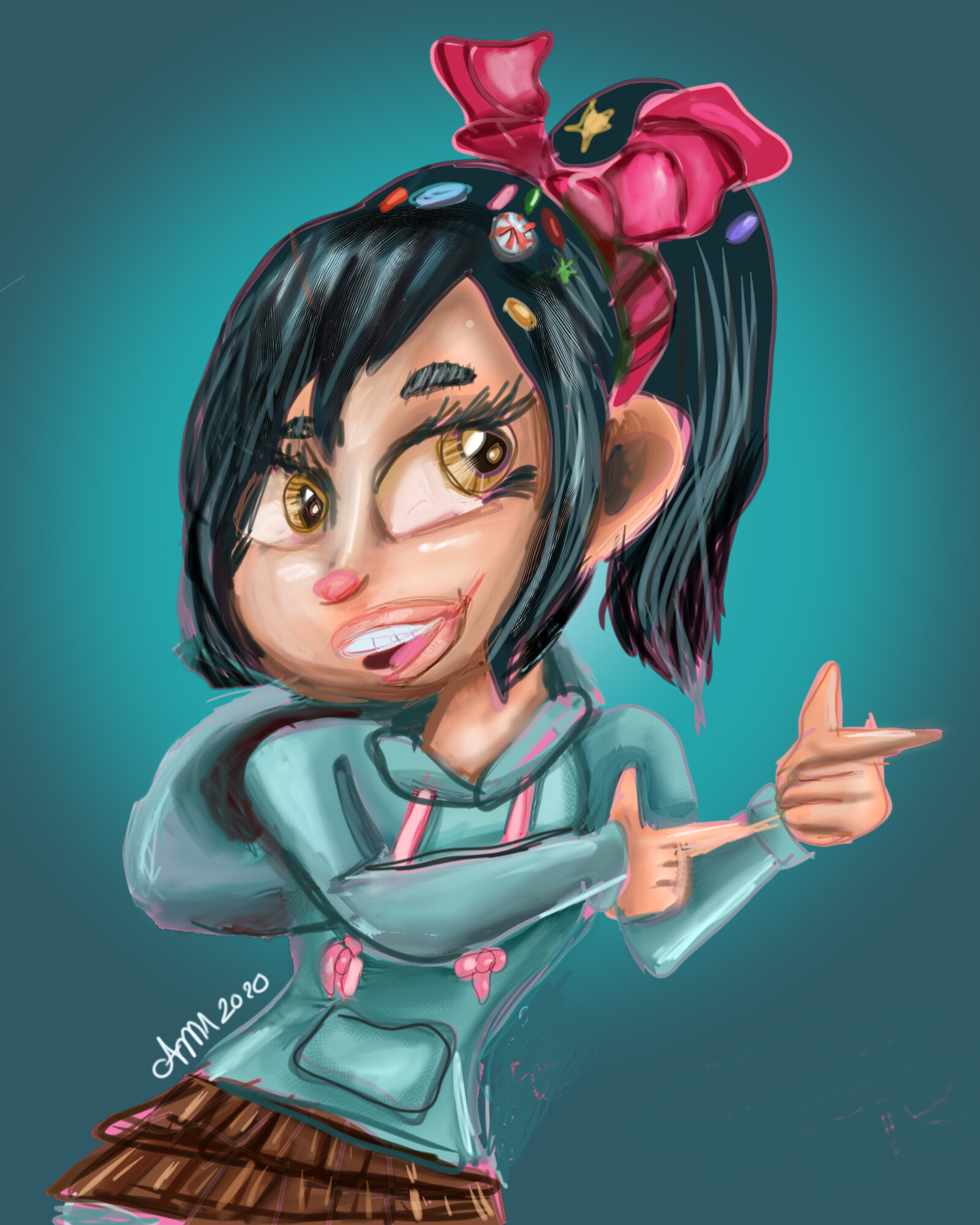 ArtStation - Vanellope Von Schweetz