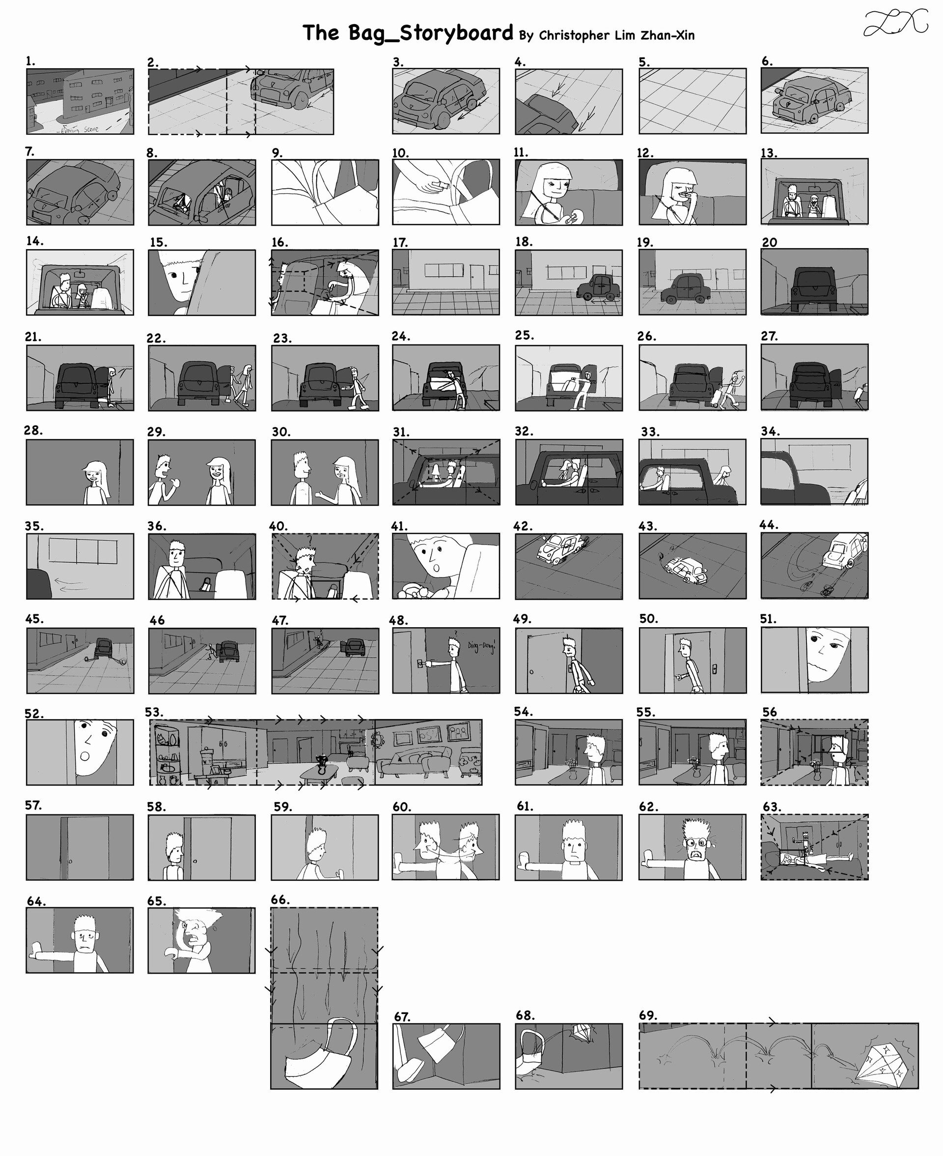 ArtStation - The Bag: Storyboard Edition