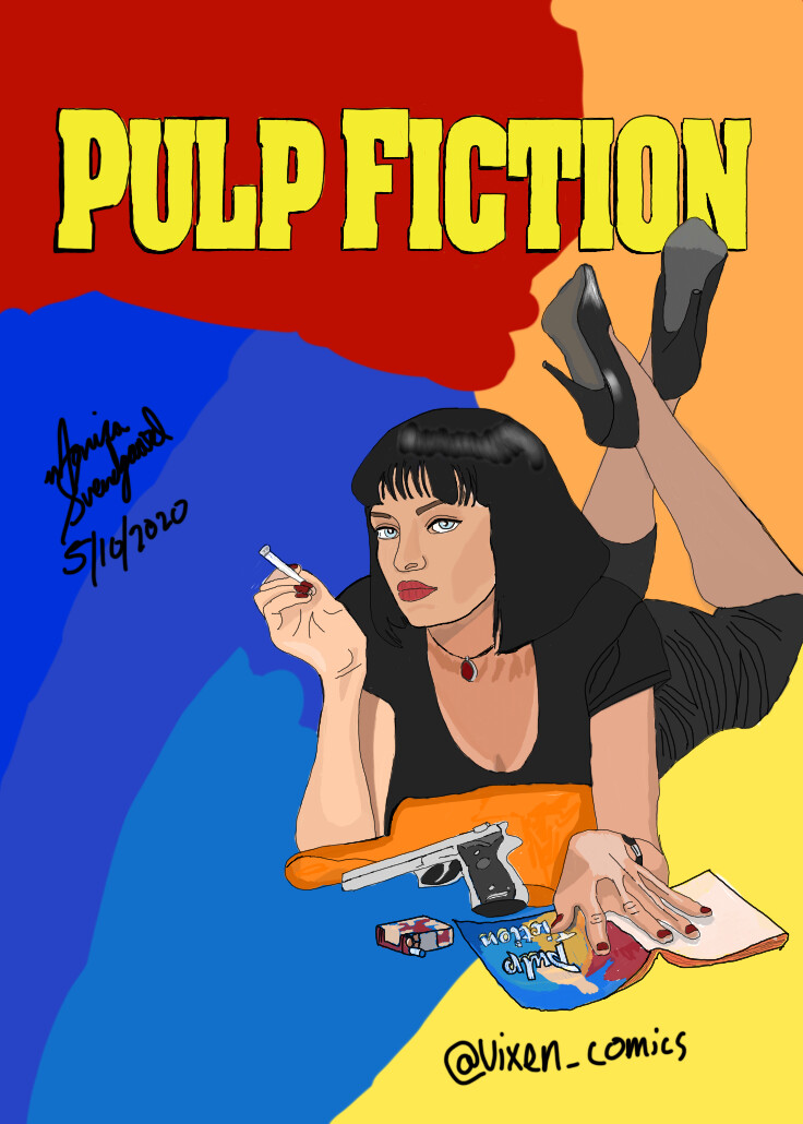 ArtStation - Pulp Fiction Fanart