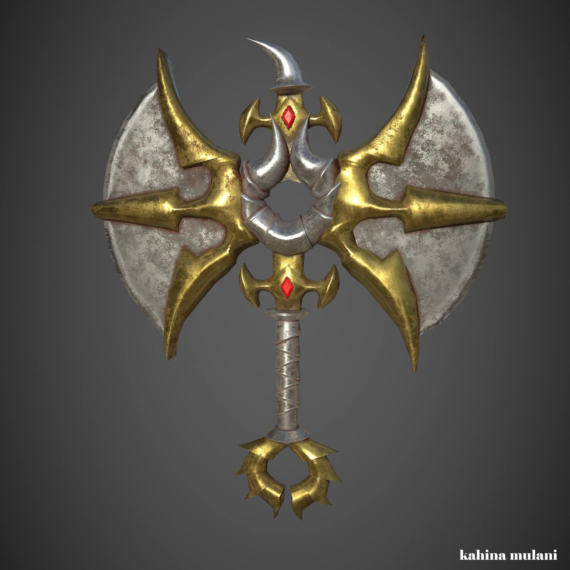 ArtStation - axe modeling texturing