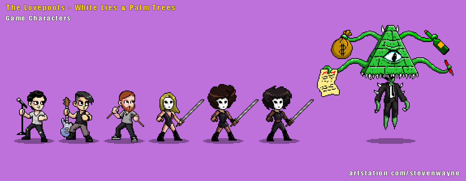 Steven-Wayne Ellison - White Lies & Palm Trees