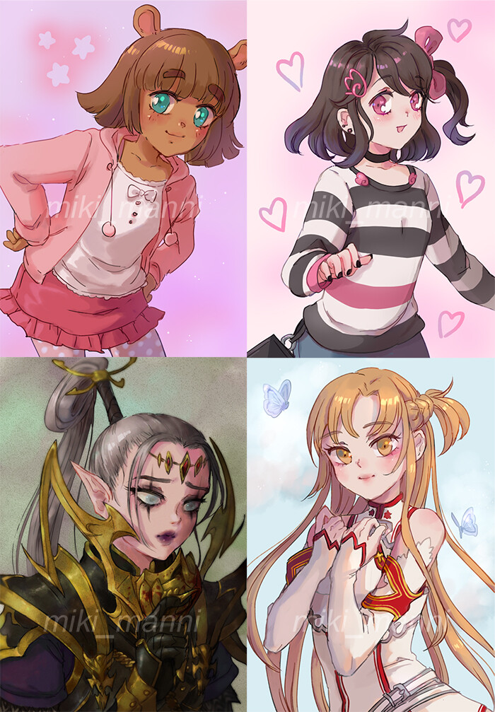 ArtStation - Misc portrait commissions