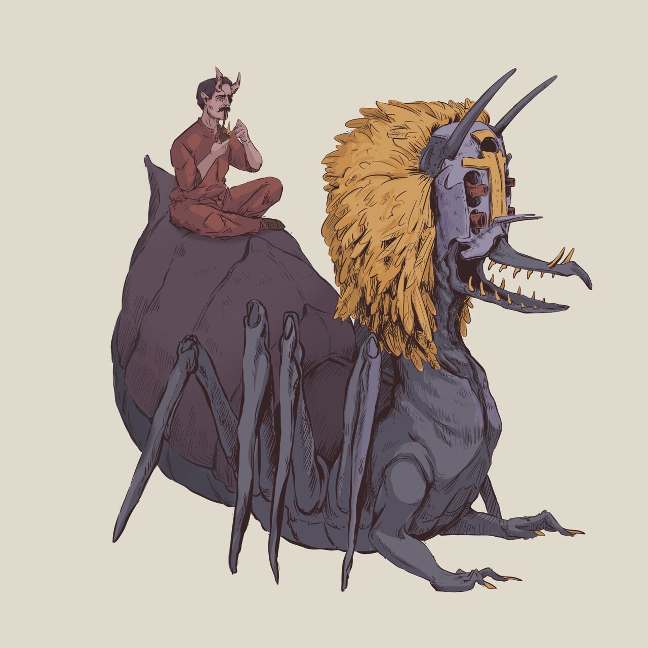 ArtStation - Demon rider 2