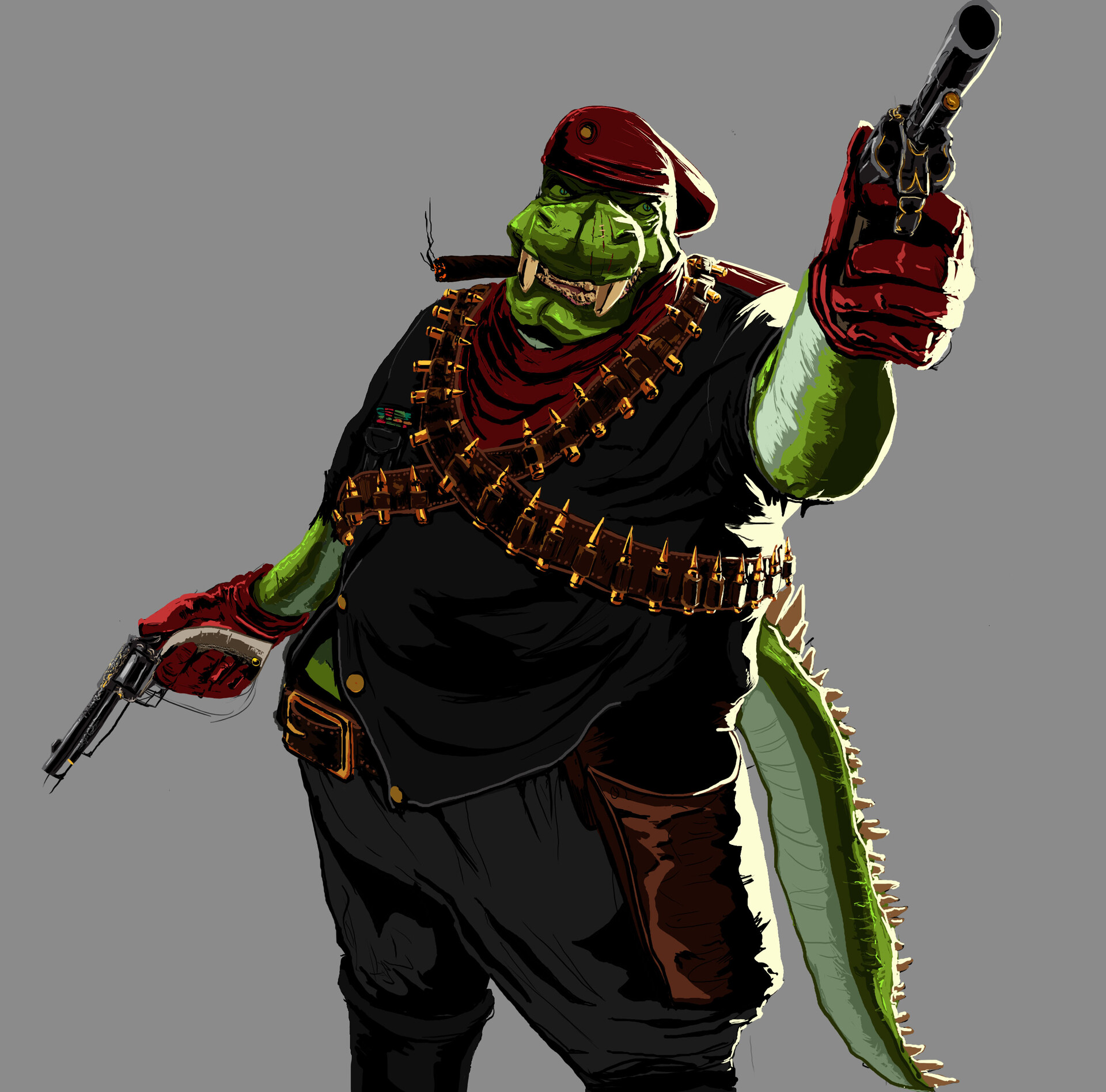 Matt Bowles - 6 Shots Poster #4 - Revolver Crocodile