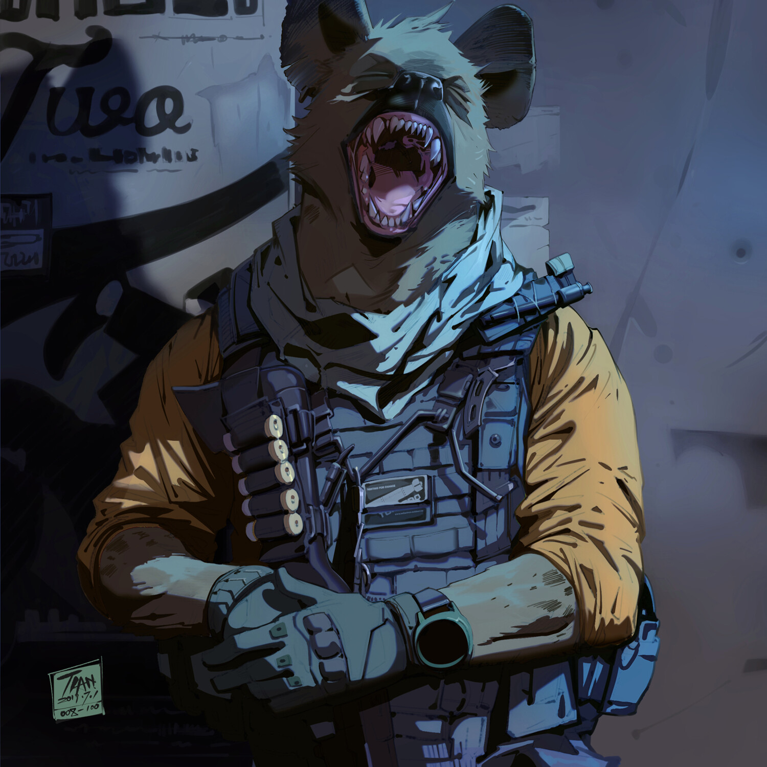 ArtStation - Don't touch my gun!