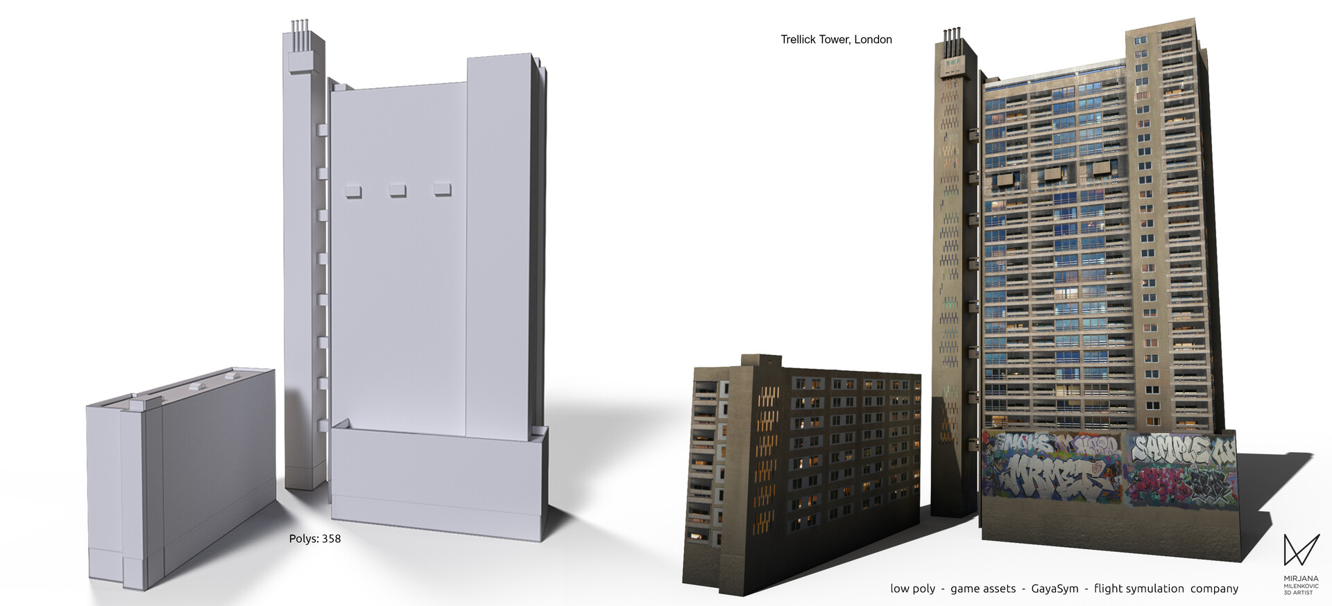 ArtStation - Trellick Tower, London