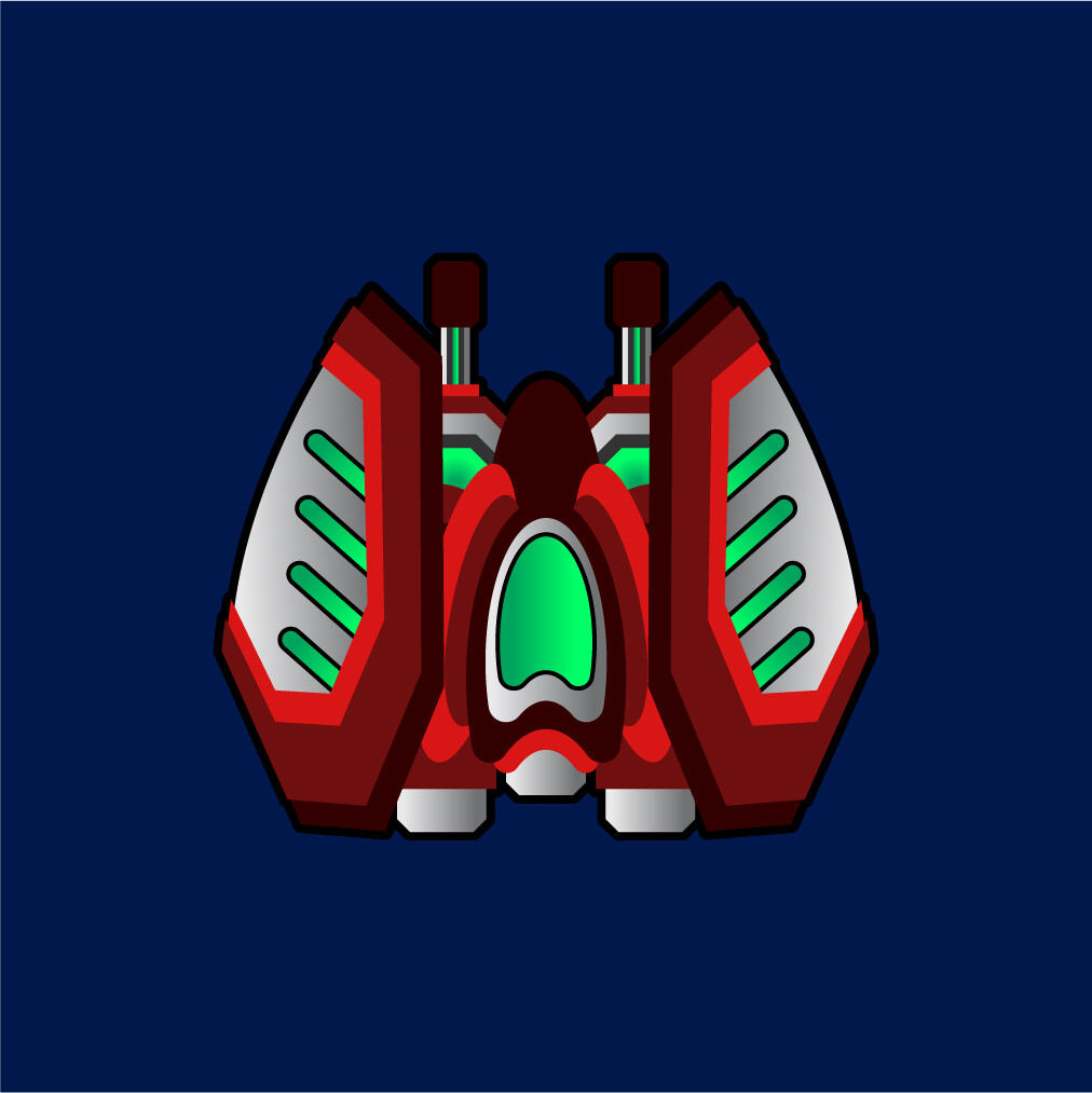 ArtStation - SHMUP Assets - Ships