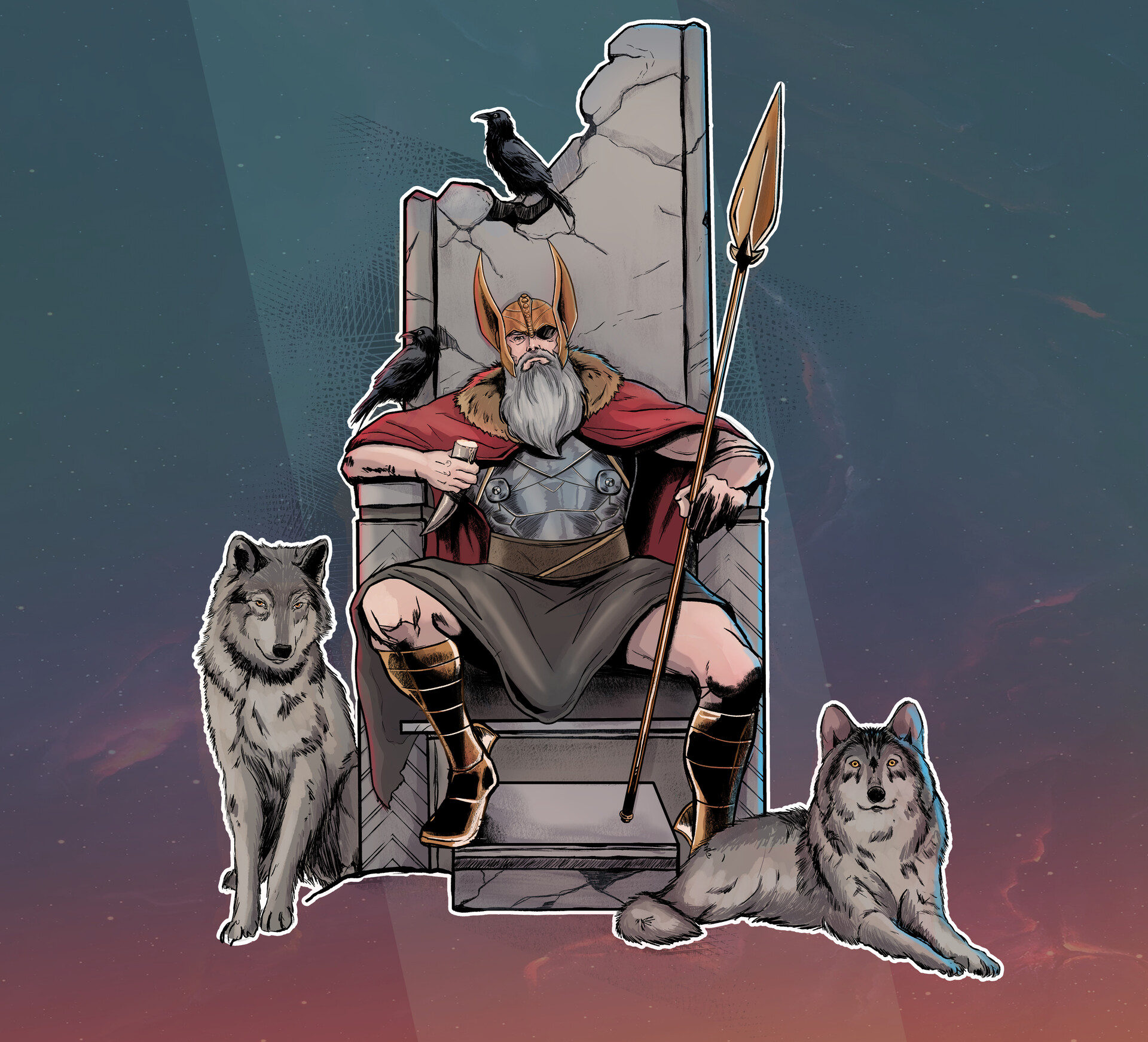 ArtStation - Odin the Norse God