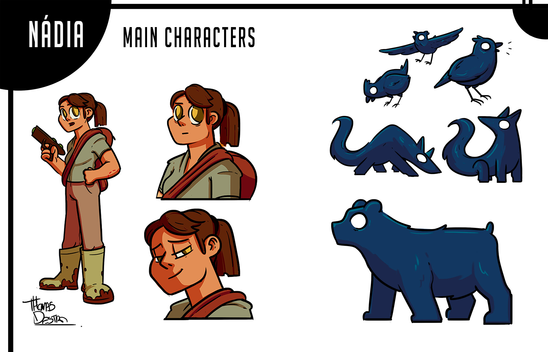 Tali Destro - Nádia - Personal Comic Book work