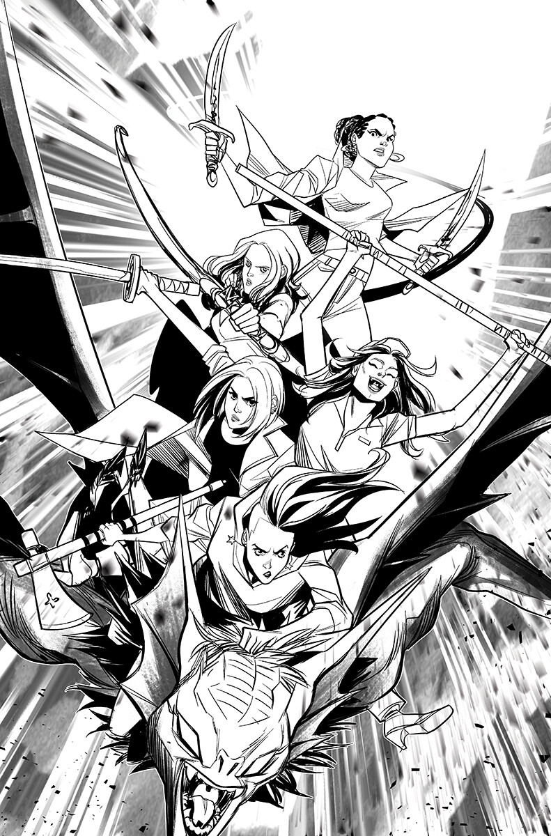 ArtStation - Buffy Hellmouth - Comic Pages