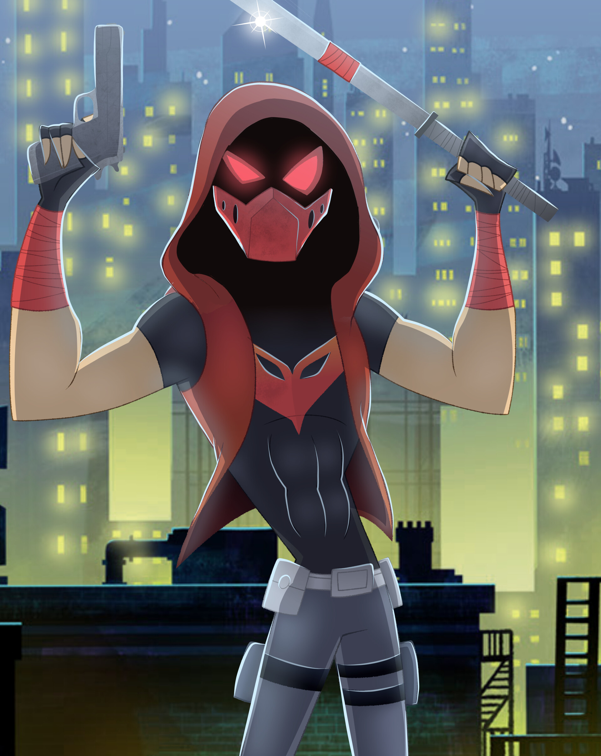 ArtStation - Jason Todd, redhood new suit 2 (DC Super Hero Girls 2019)