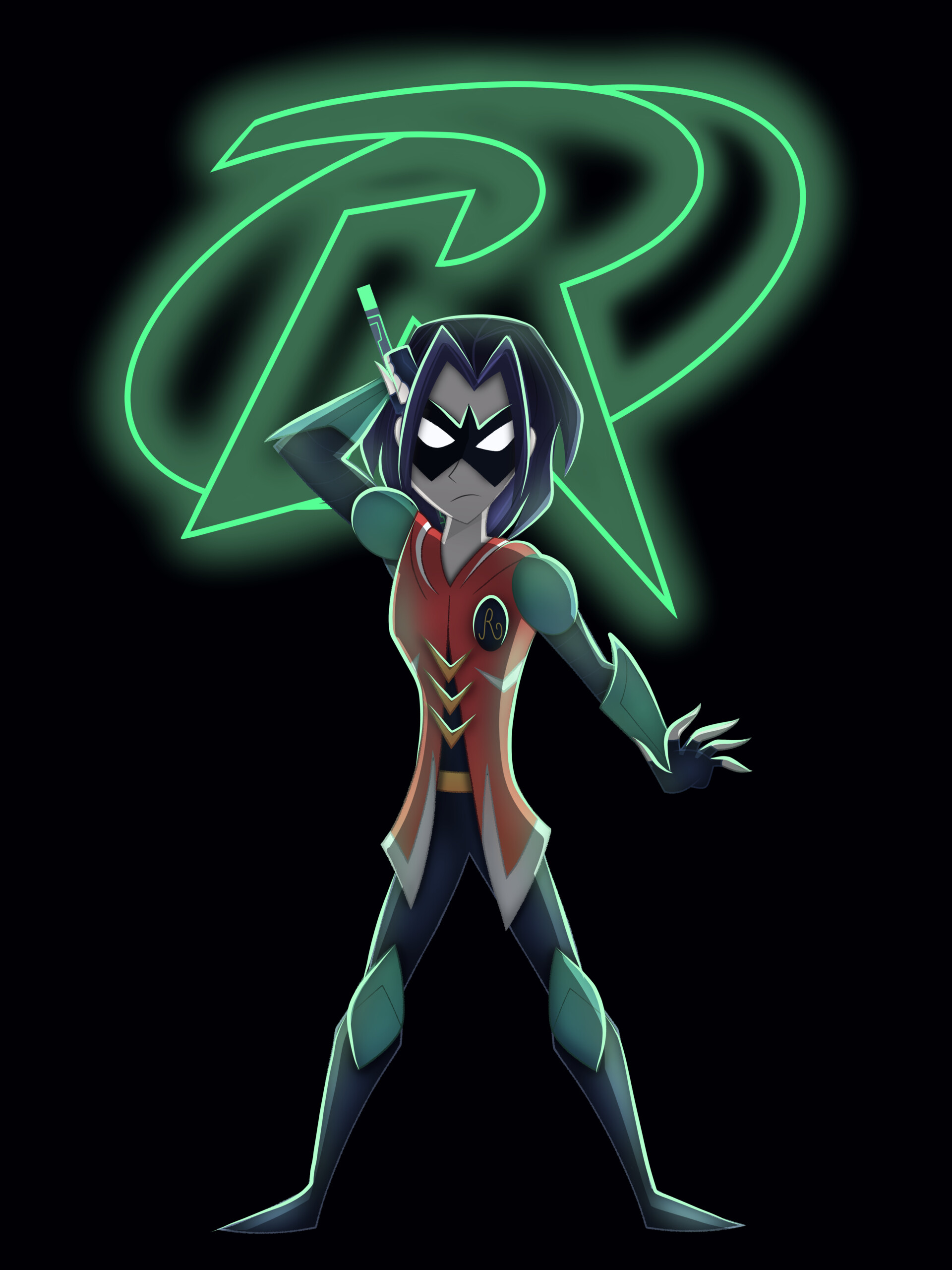 ArtStation - Red Robin, Gotham Knights (DC Super Hero Girls 2019)