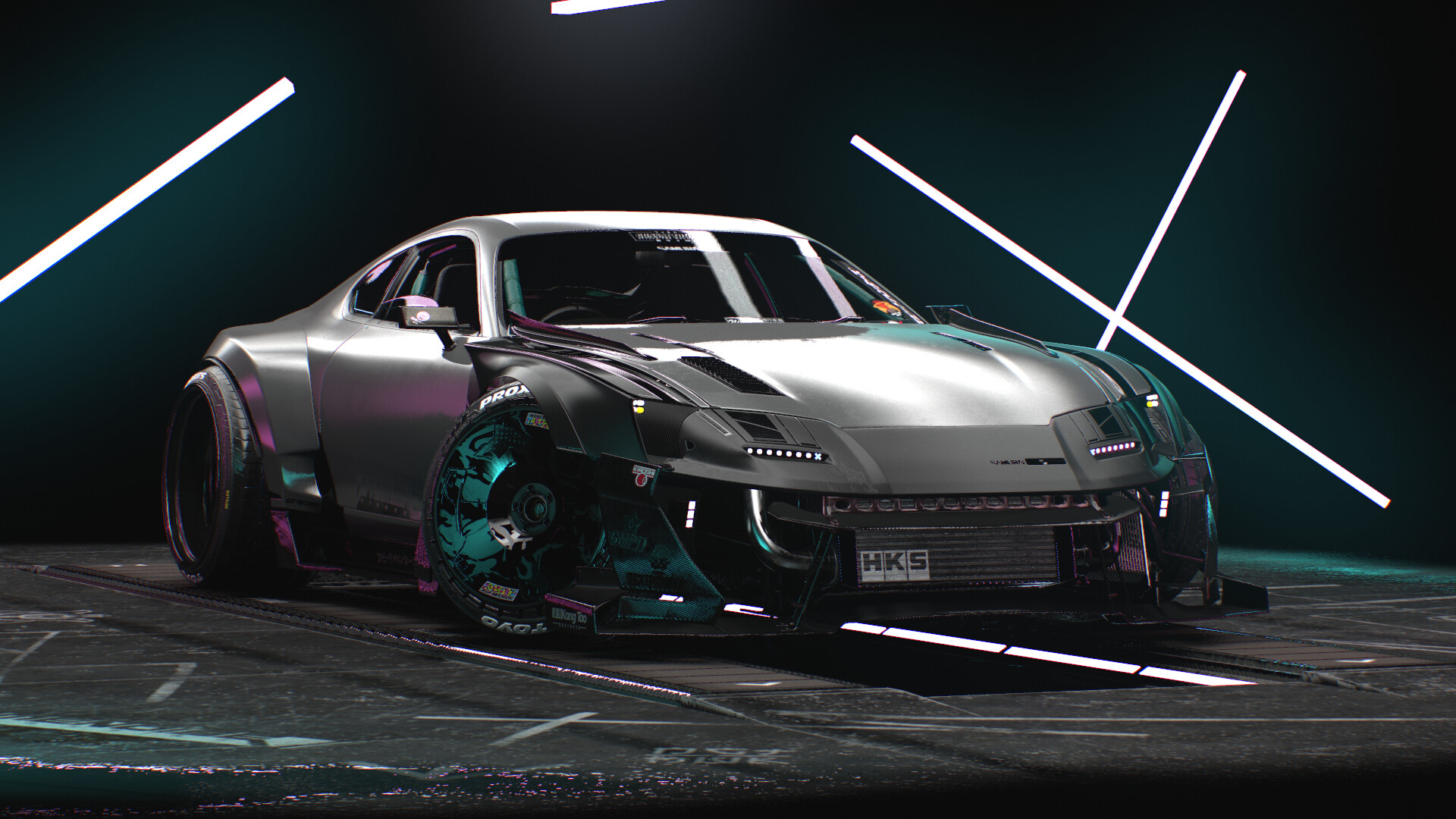 ArtStation - Toyota Supra JZA80 Samurai Edition (CP2077 fan art)