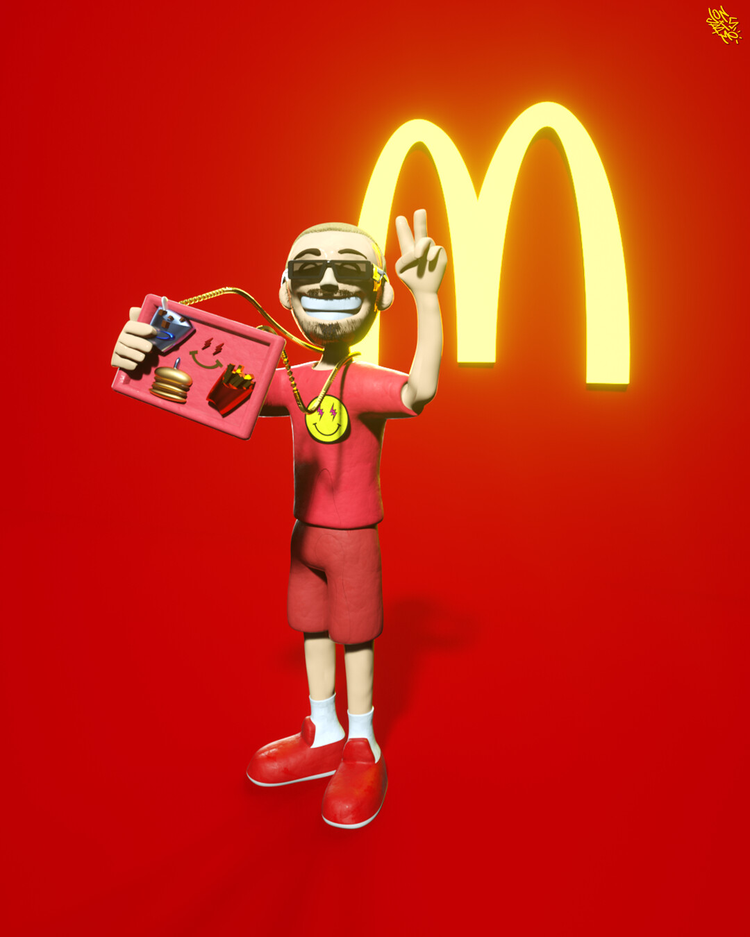 ArtStation - 🍔🍟 J BALVIN x MC DONALDS🍟🍔!