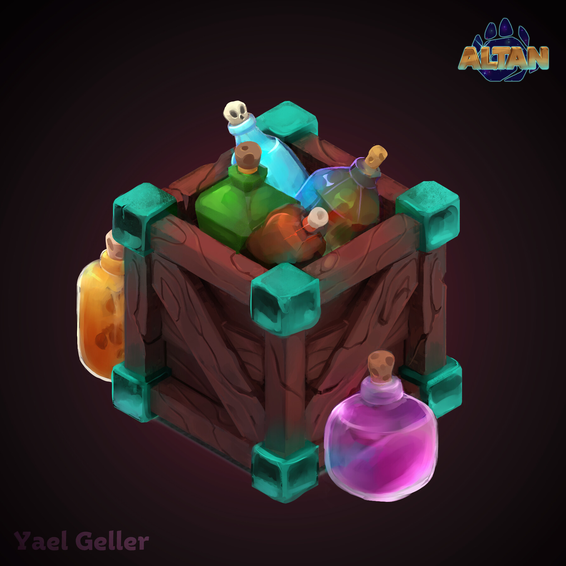 ArtStation - Potion Crate