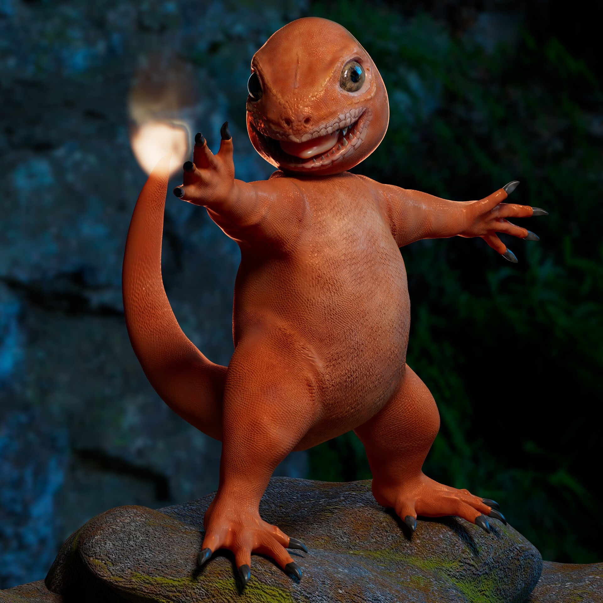 realistic charmander